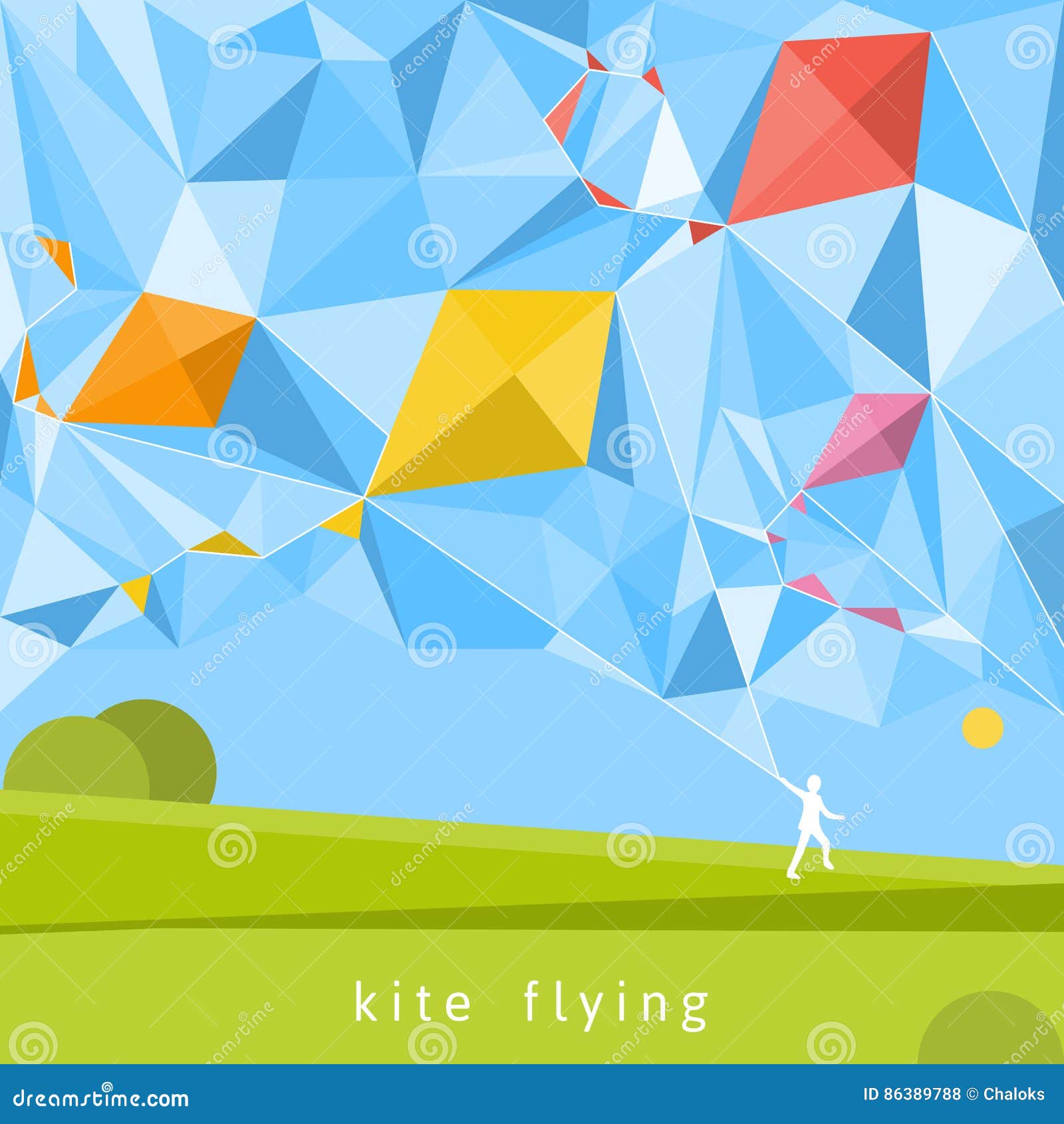 Background Kites Stock Illustrations – 3,588 Background Kites Stock ...