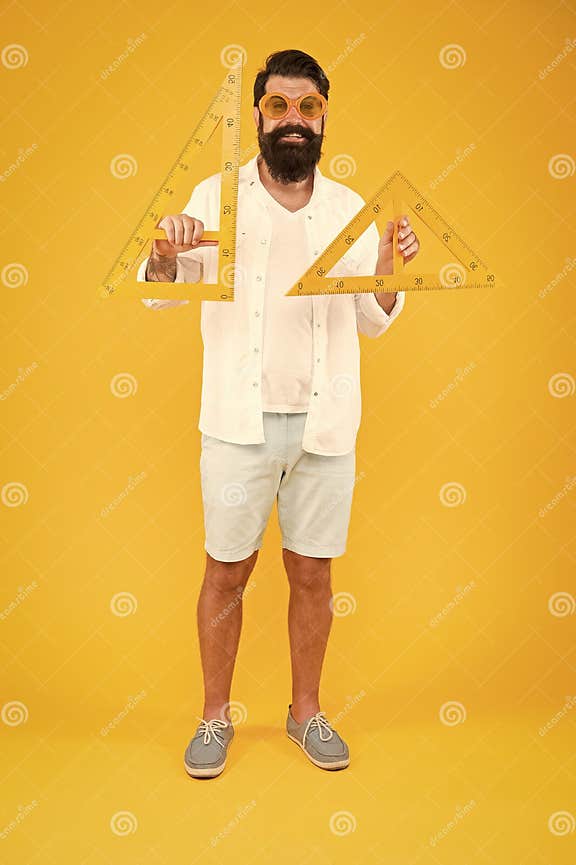 Triangle is the Most Important Shape in Engineering. Engineer Using ...