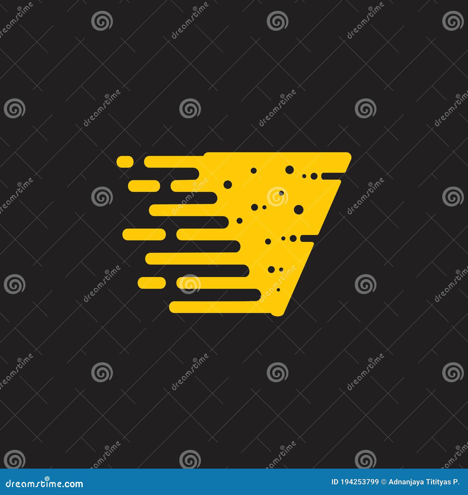 Triangle Motion Fast Logo Vector Stock Vector - Illustration of forward ...