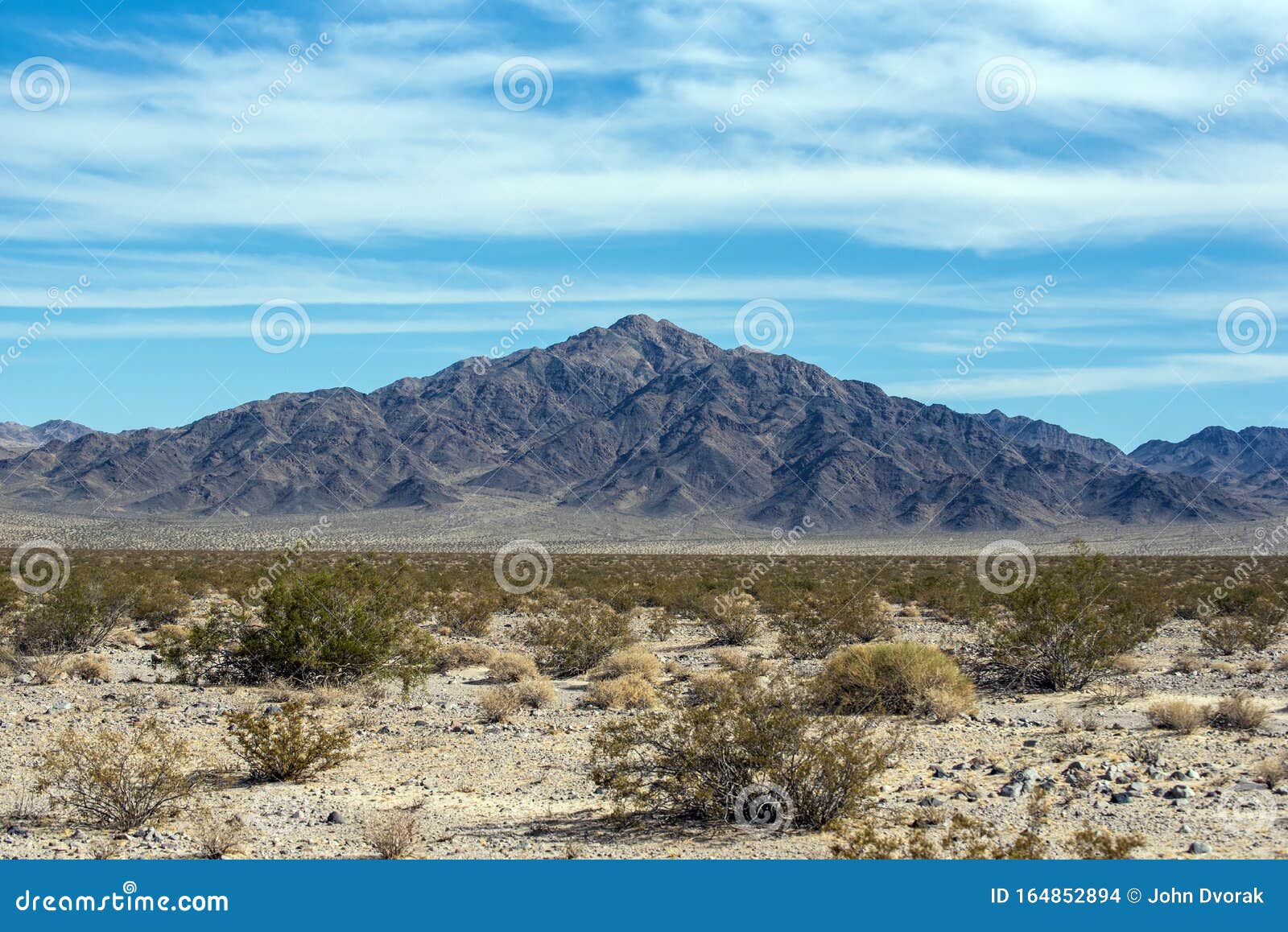 Triangle Mountain Desert Landscape Stock Photography | CartoonDealer ...