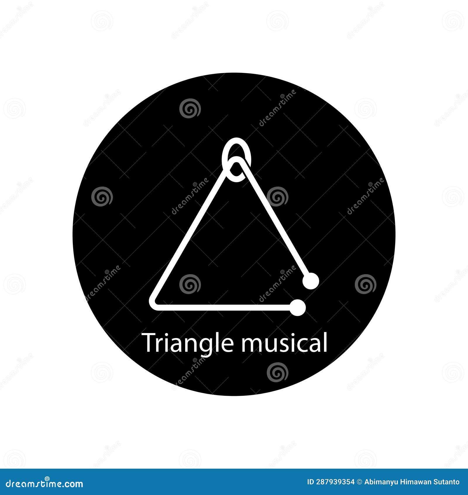 Triangle Musical Icon Vector Stock Illustration - Illustration of ...