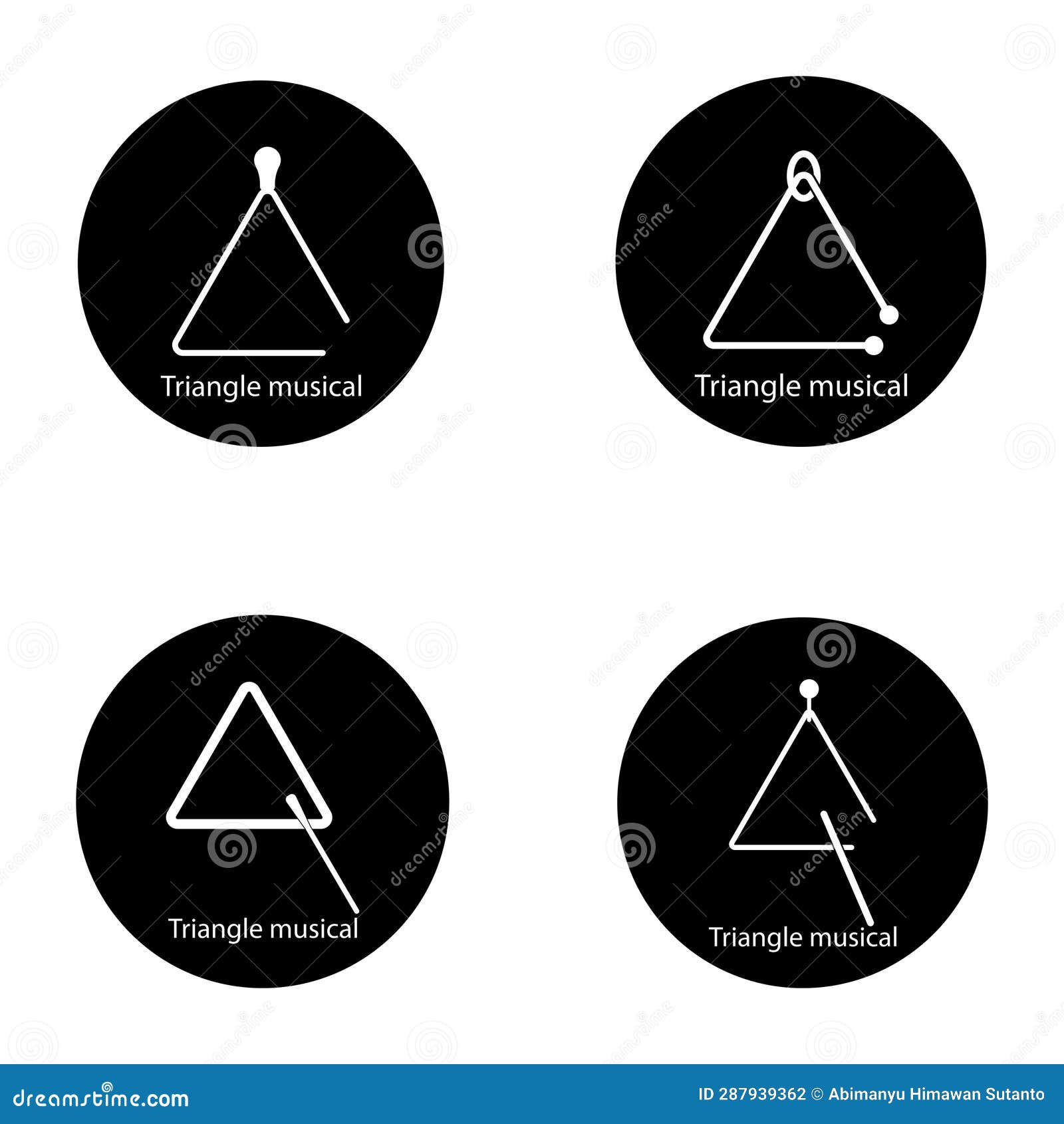 Triangle Musical Icon Vector Stock Vector - Illustration of metal ...