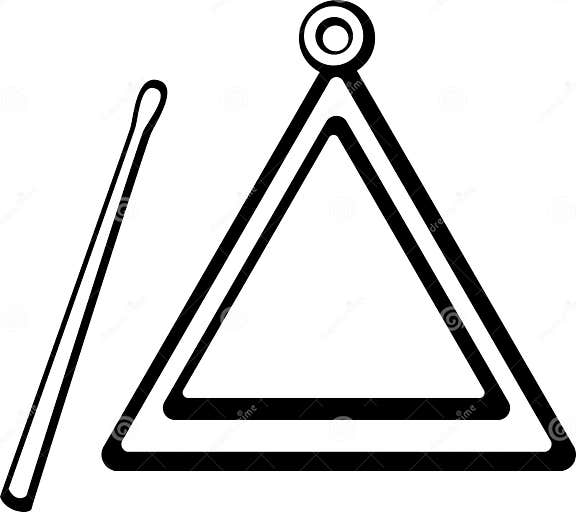 Triangle Musical Instrument Vector Illustration Stock Vector ...