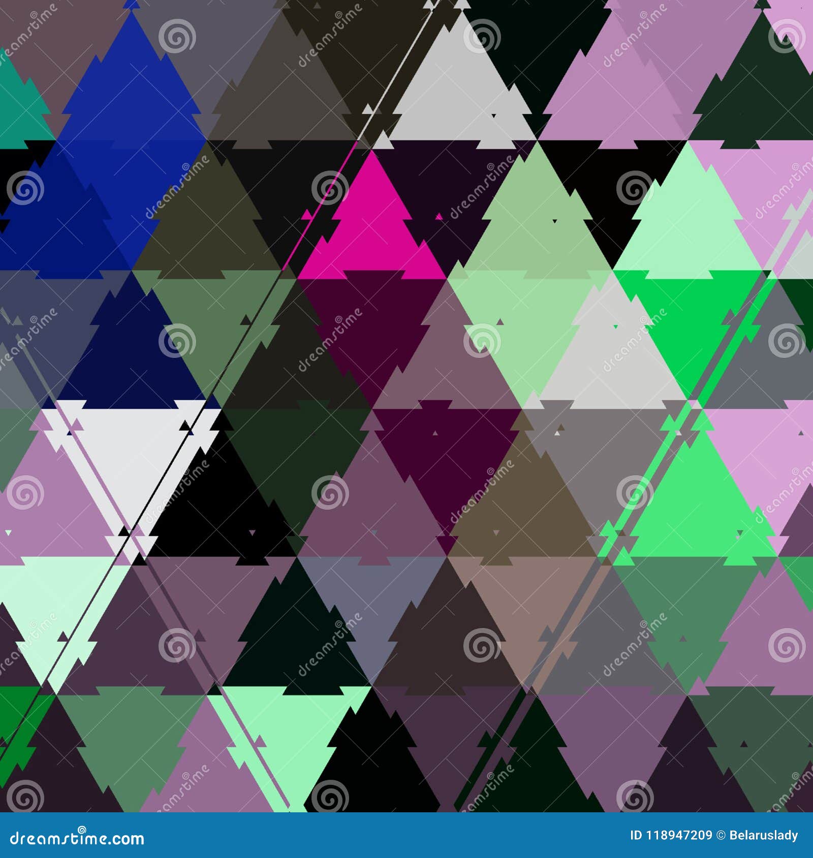 Triangle Net Hole Fly Triangle Pattern Stock Illustration ...