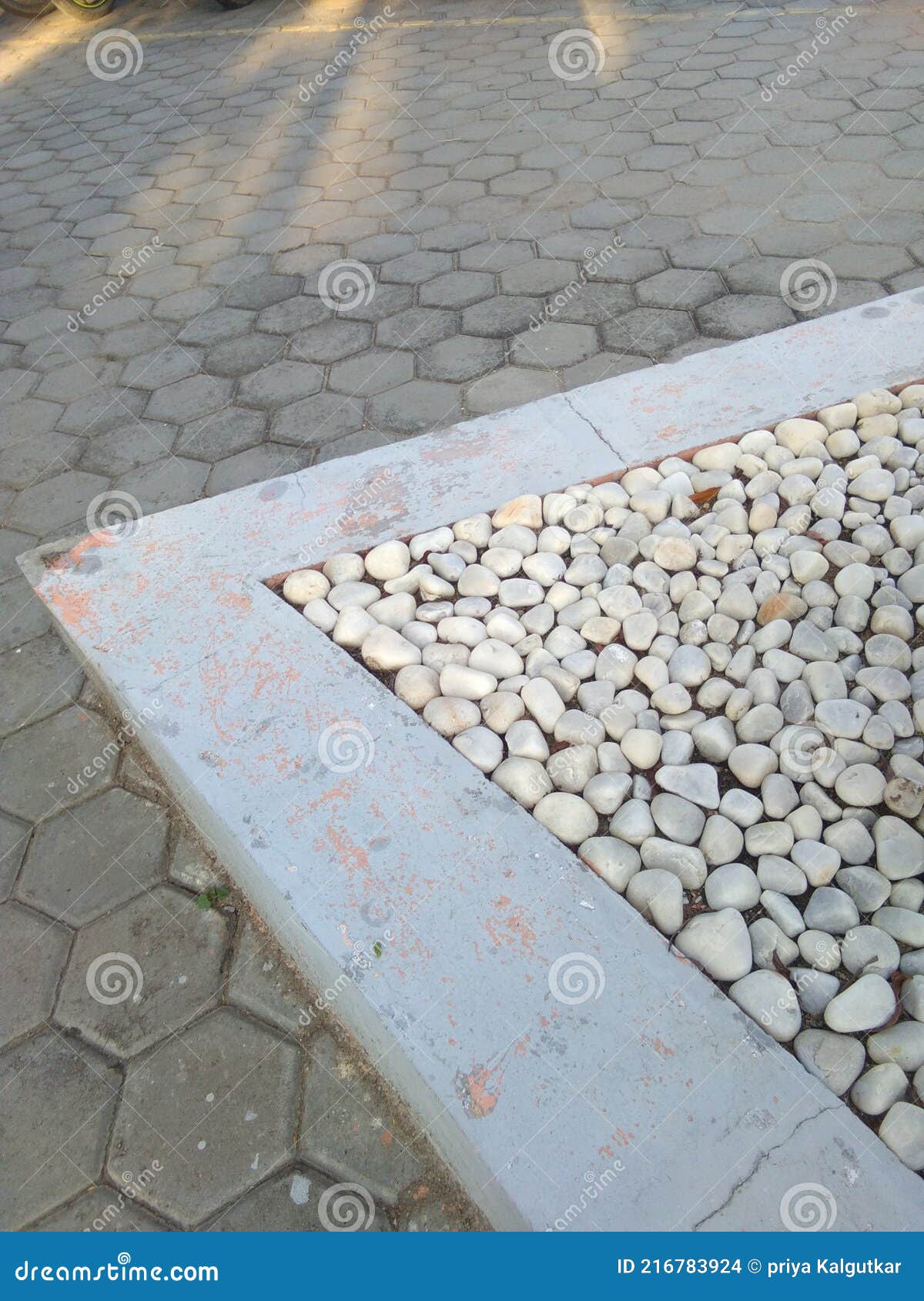 Triangle Office Wall and Marble Stones Design Stock Photo - Image of ...