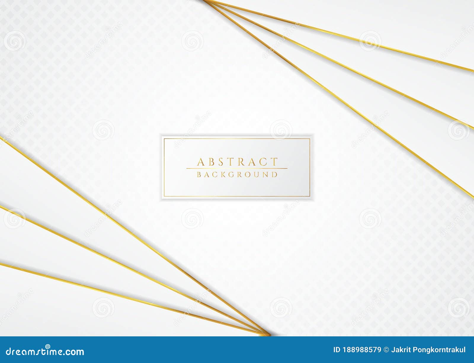 Triangle Overlap Layer Luxury White Design Gold Metallic Style with ...