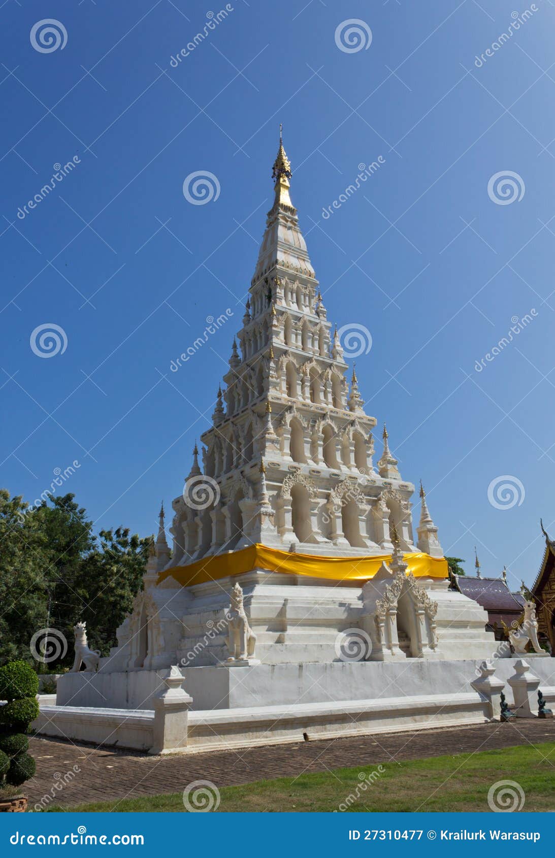 Triangle Pagoda stock image. Image of buddhist, faith - 27310477