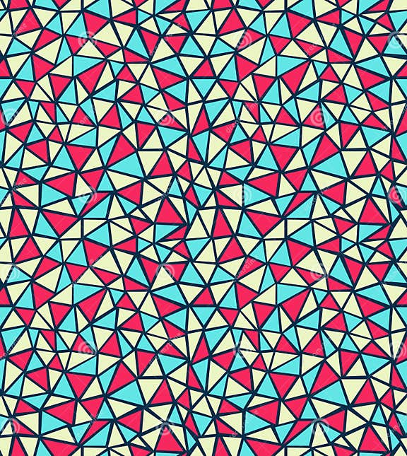 Triangle pattern stock vector. Illustration of fabric - 24824575