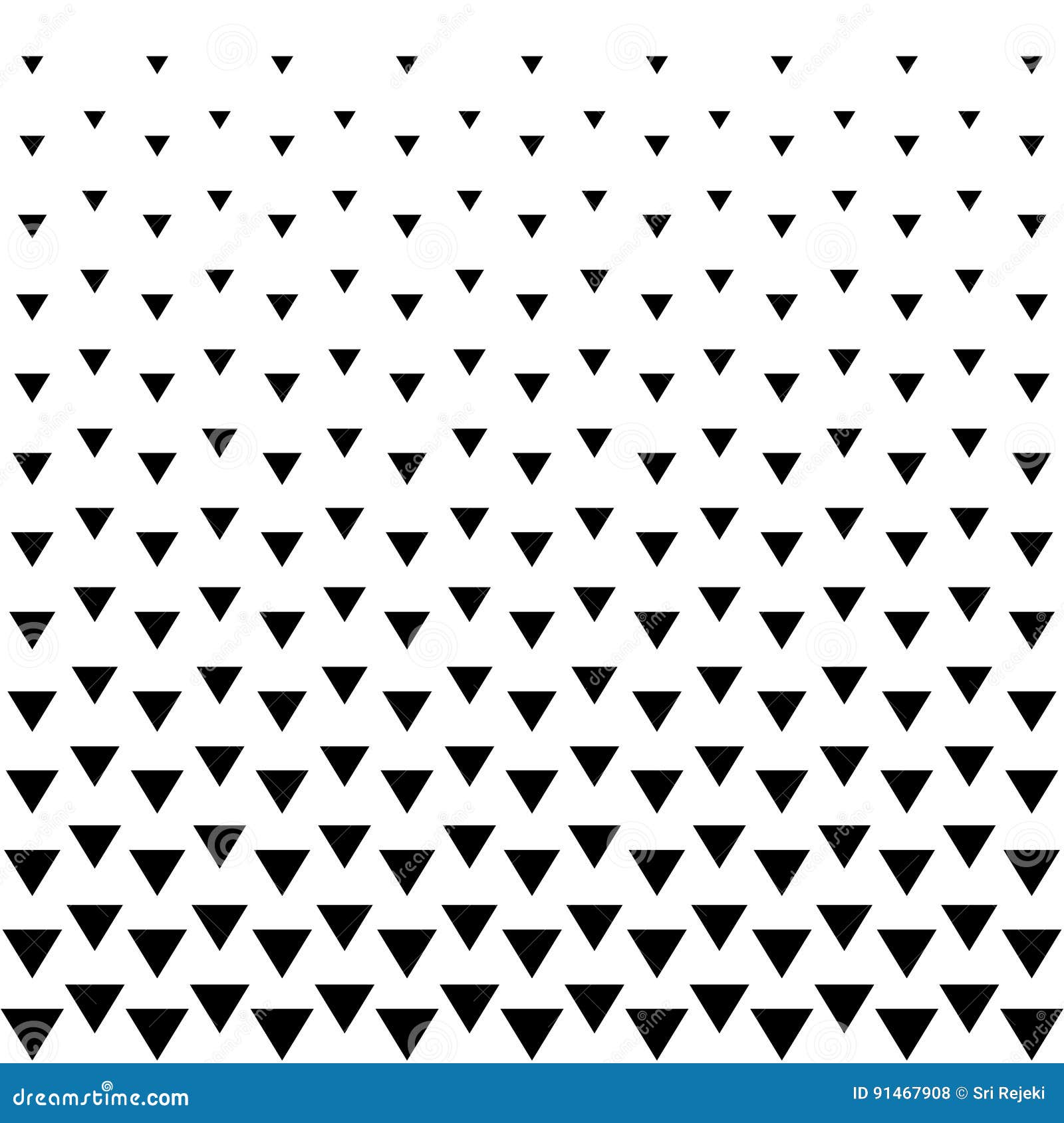 Triangle Pattern Design Background in Black and White Stock Vector ...