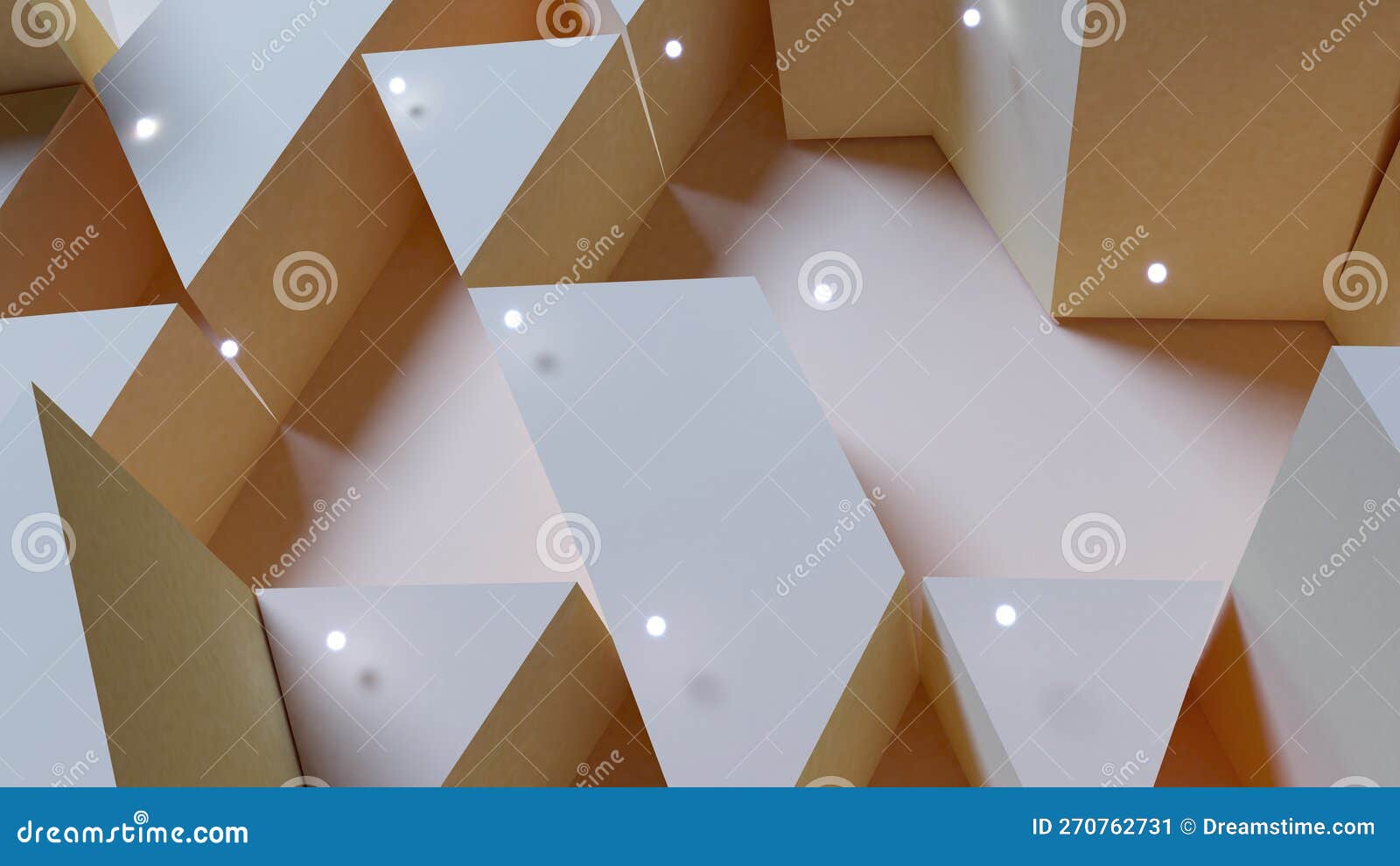 Triangle Molecular Structure On Grey Background Royalty-Free Stock ...