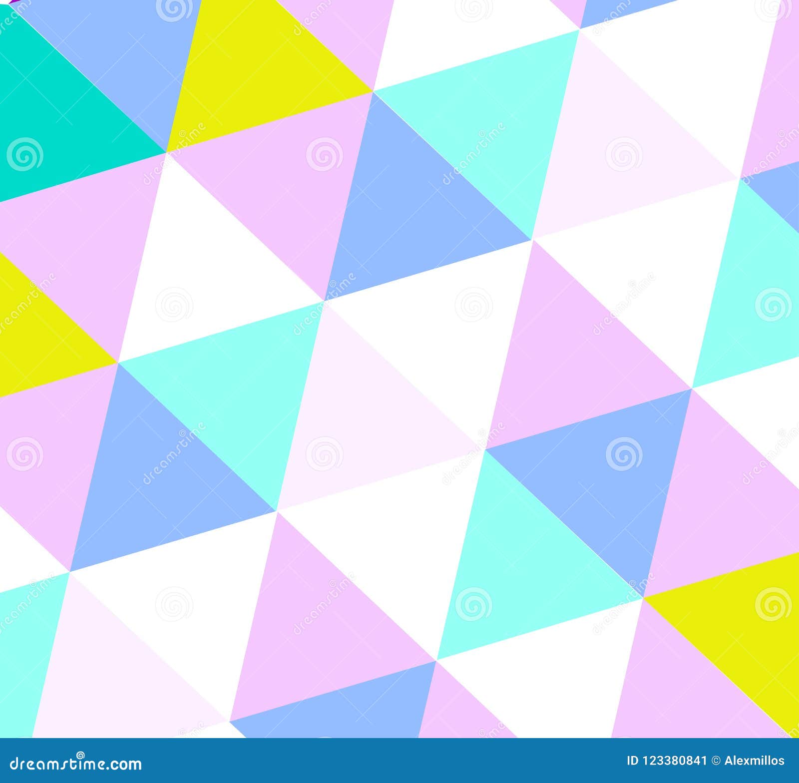 Triangle Pattern in Light Color Shades Stock Illustration ...