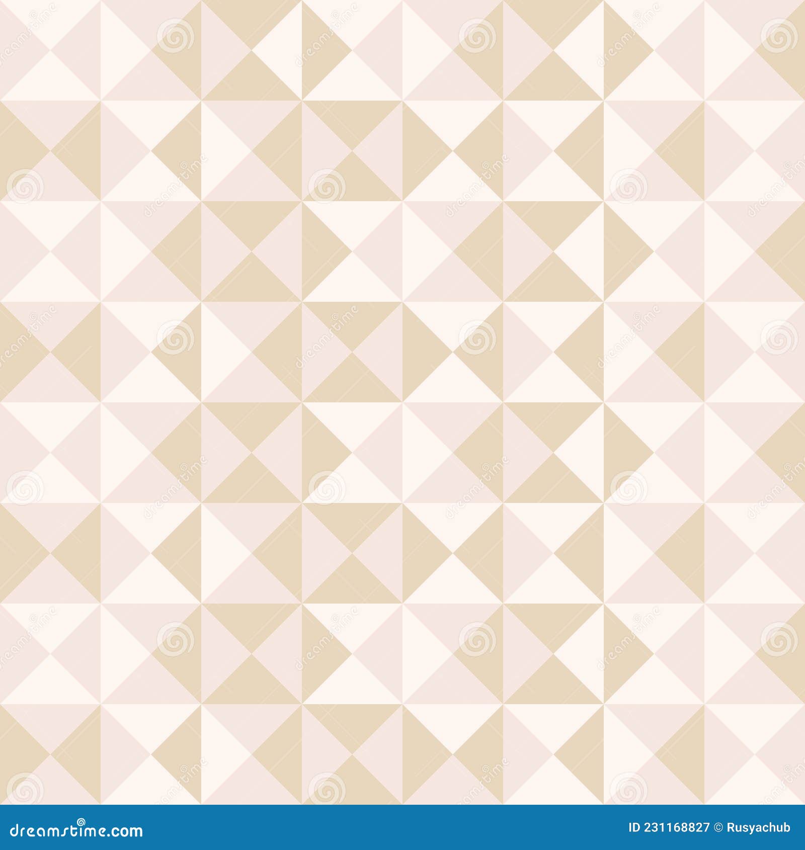 A Modern Pattern Made Up of a Triangle of Pastel Colors. Seamless ...