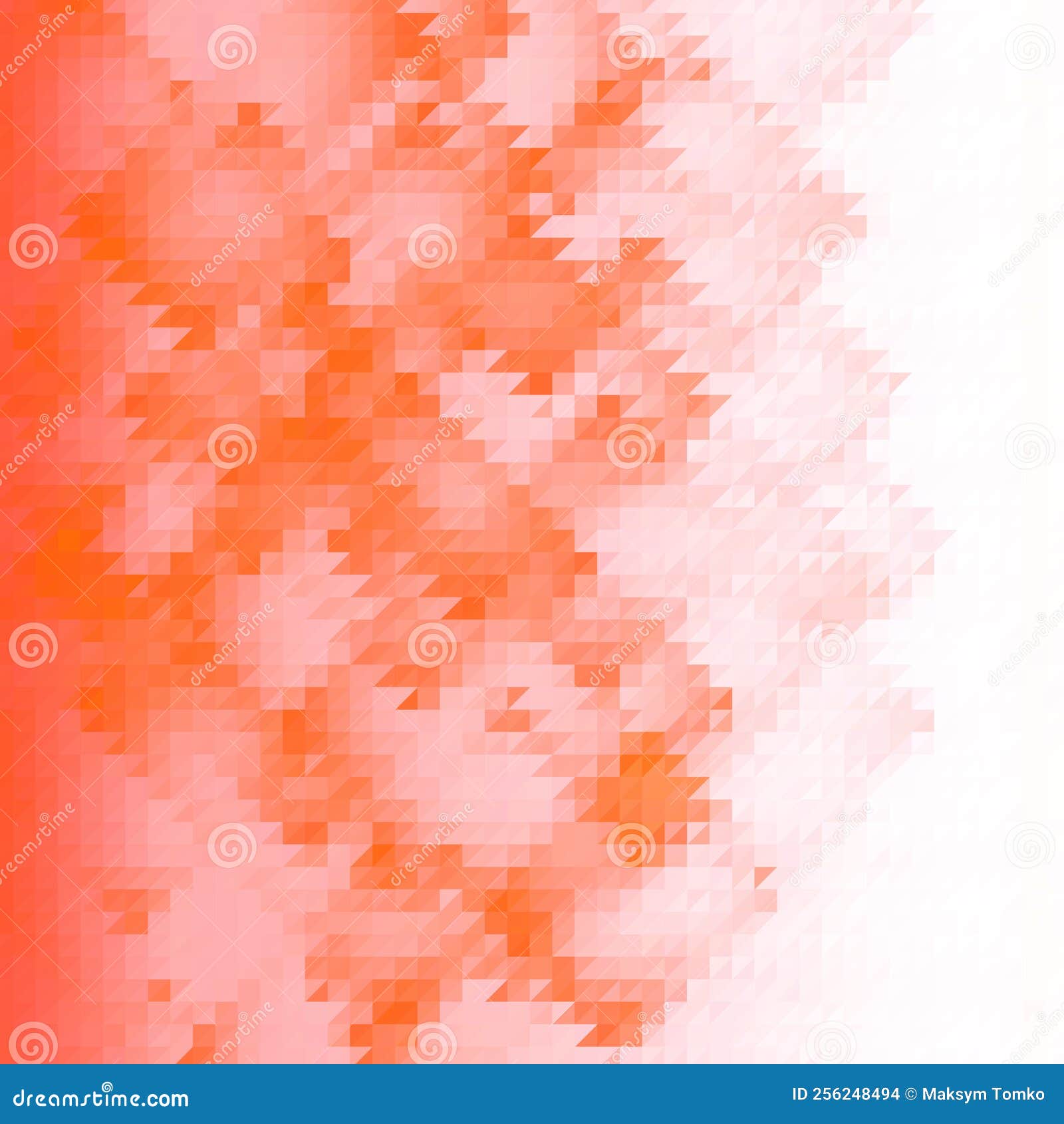 Triangle Pattern. Seamless Vector Background. Orange Triangles. Eps 10 ...