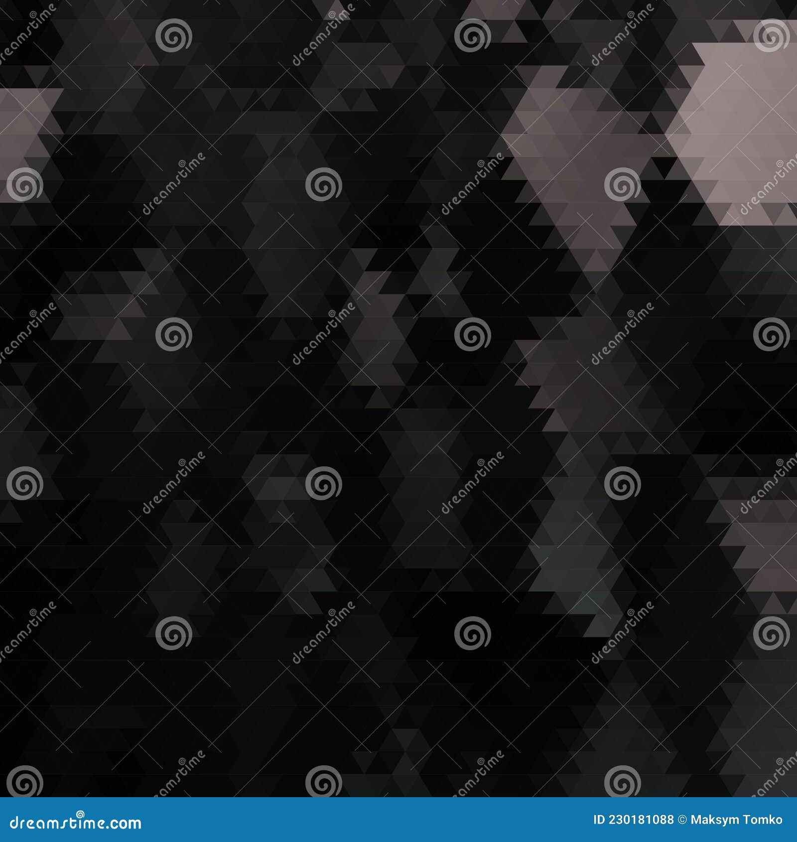 Triangle Pattern. Vector Background. Black Triangles. Eps 10 Stock ...