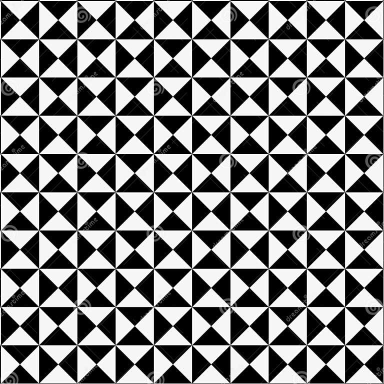 Triangle Pattern Vector, Repeating Triangle Circles on Square Shape ...