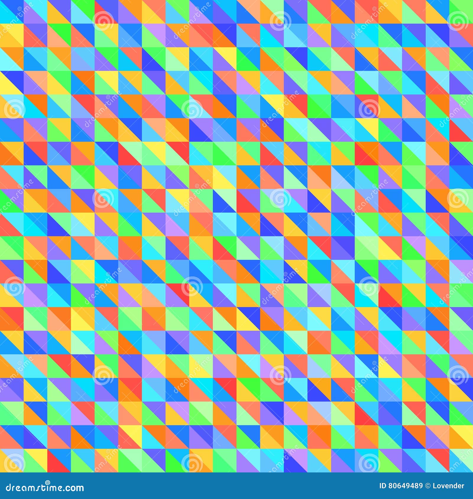 Triangle Pattern Vector Seamless Geometric Background Stock Vector