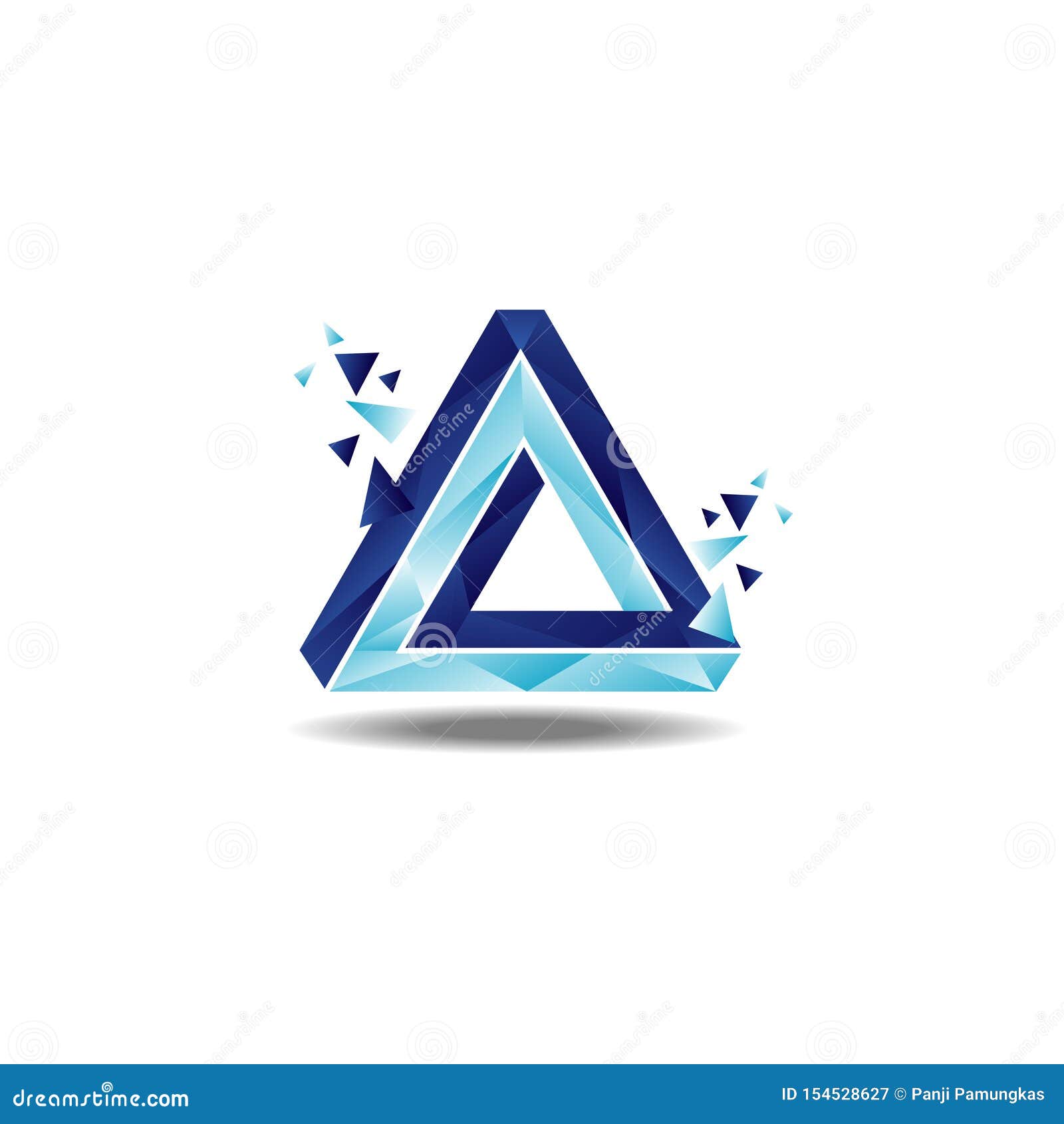 Triangle Penrose Loop Logo Sign Symbol Icon Stock Image | CartoonDealer ...