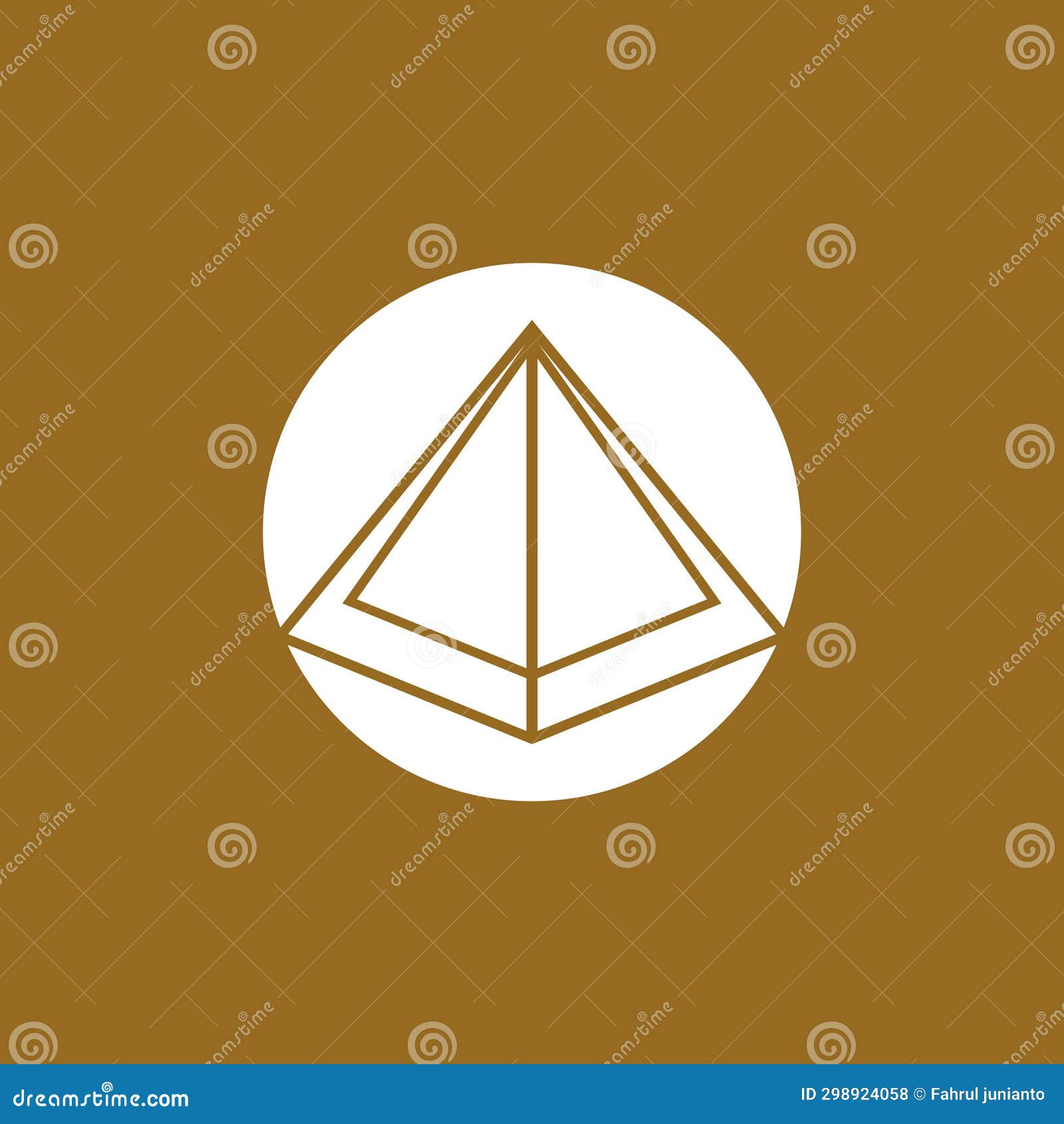 Triangle Piramid Icon and Symbol Vector Template Stock Illustration ...