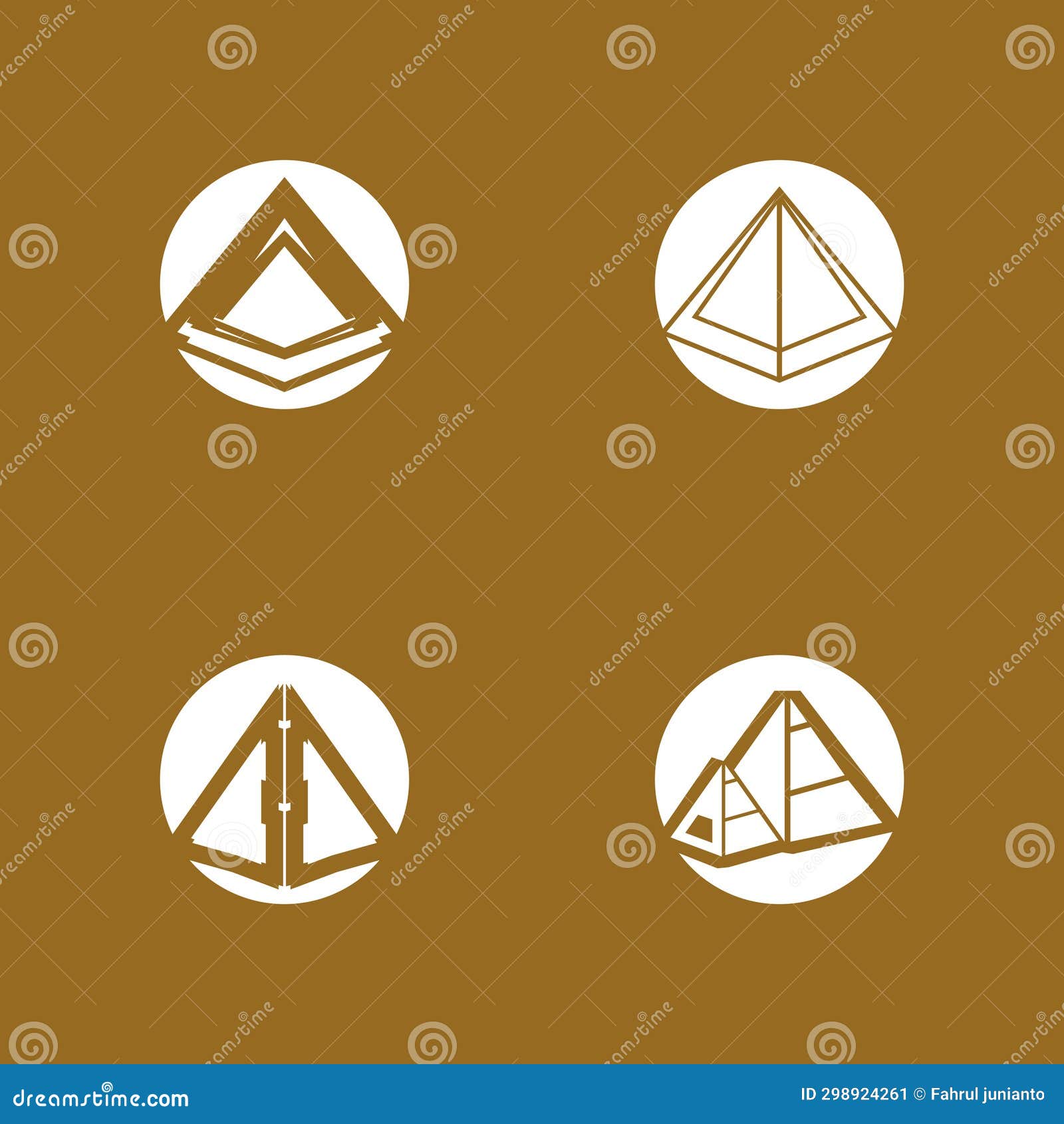 Piramid Graph Triangle Shape Orange And Arrow Direction Down, Template ...