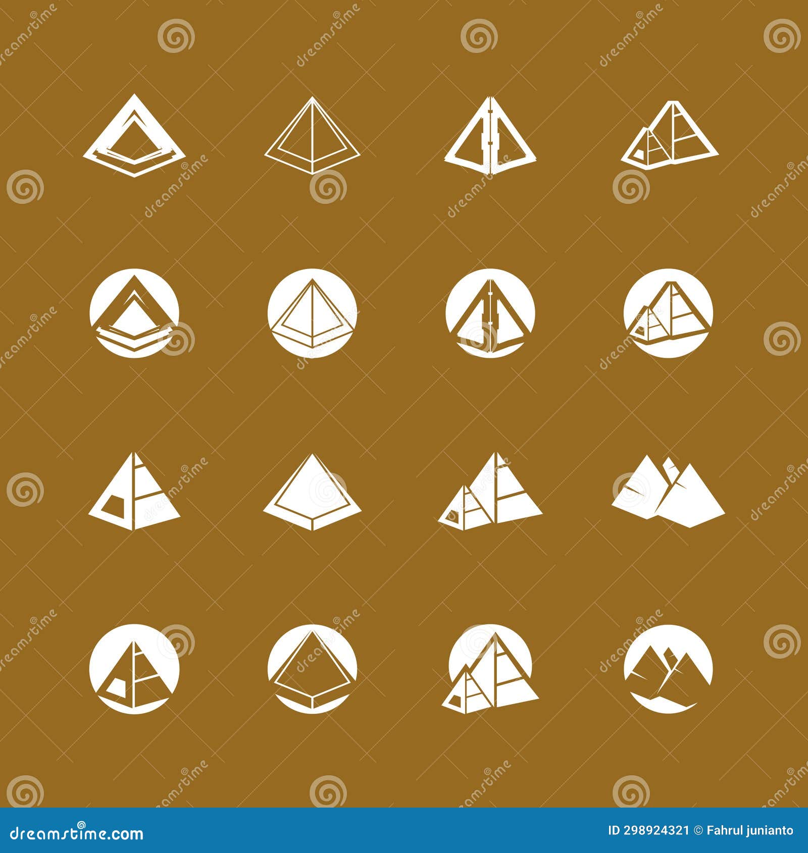 Piramid Graph Triangle Shape Orange And Arrow Direction Down, Template ...