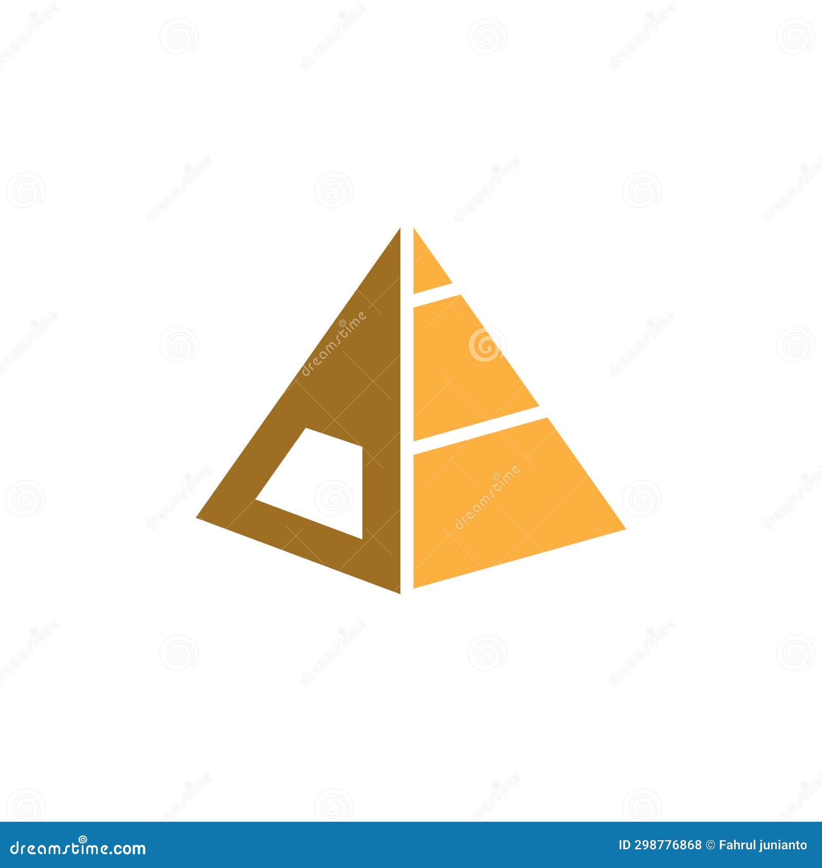 Triangle Piramid Icon and Symbol Vector Template Stock Vector ...