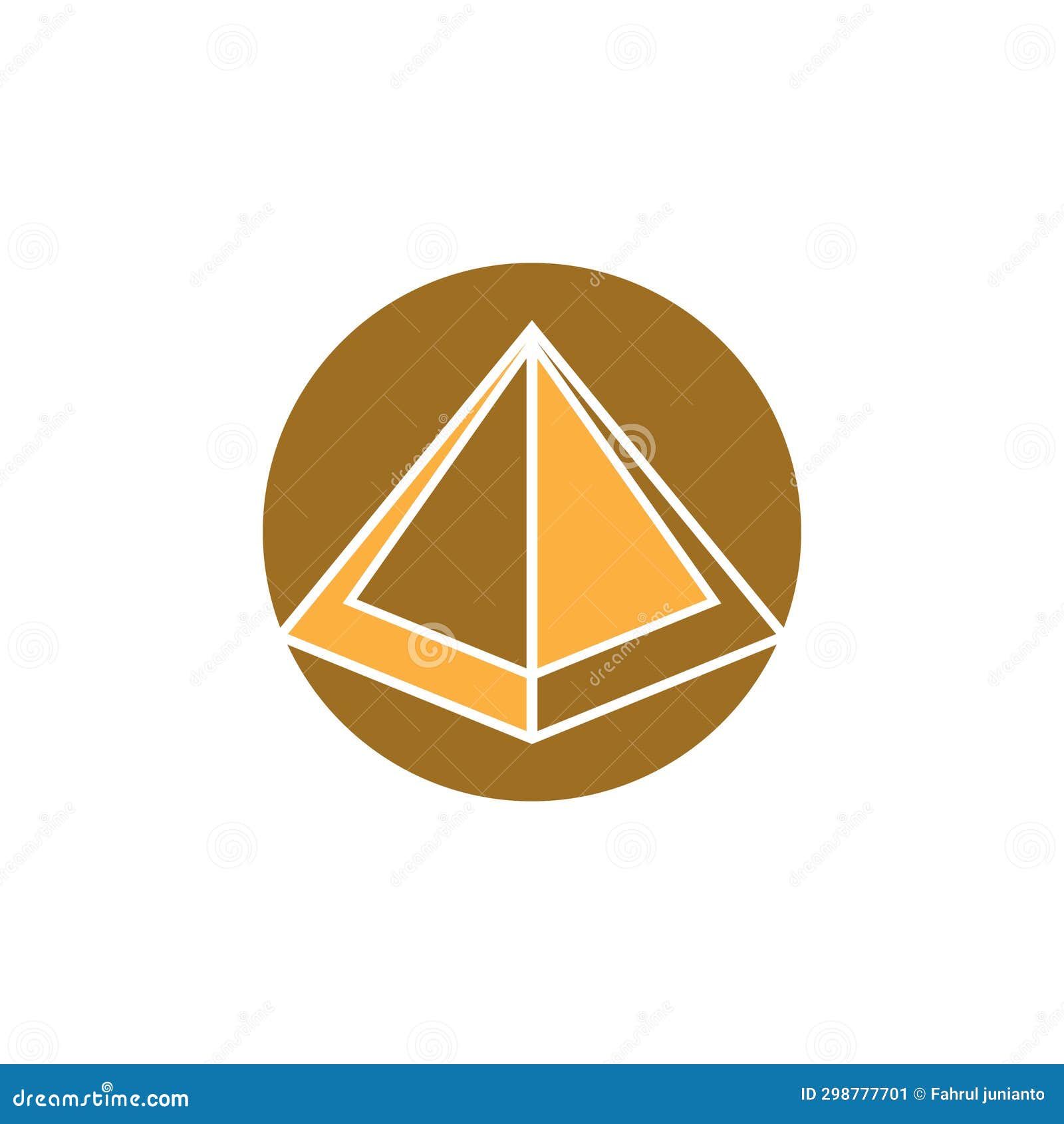 Triangle Piramid Icon and Symbol Vector Template Stock Illustration ...