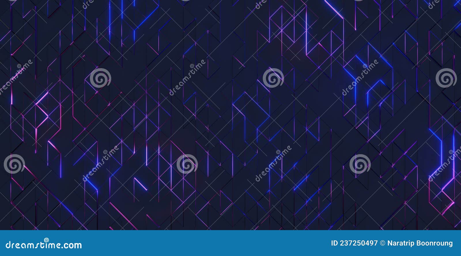 Triangle Pixel Geometric Abstraction Glow Technology Background Complex Structures 3D Rendering ...
