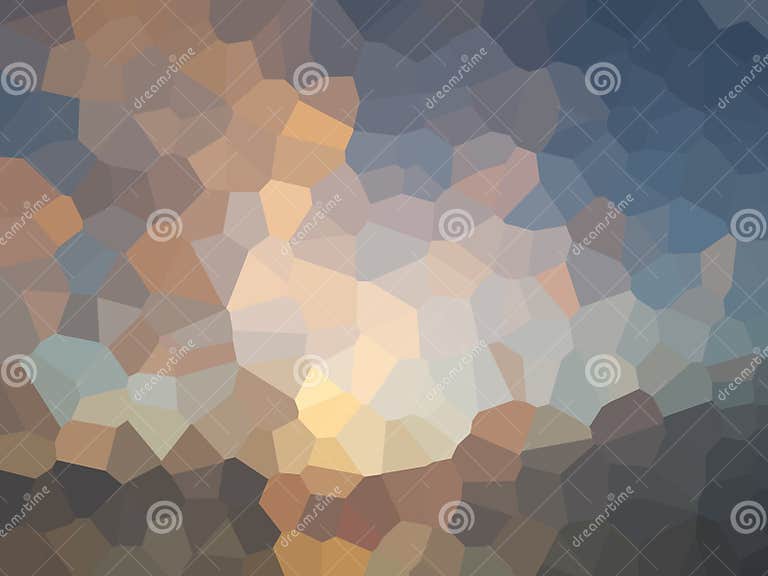 Triangle Pixelation Effect Filter Abstract Background Stock ...