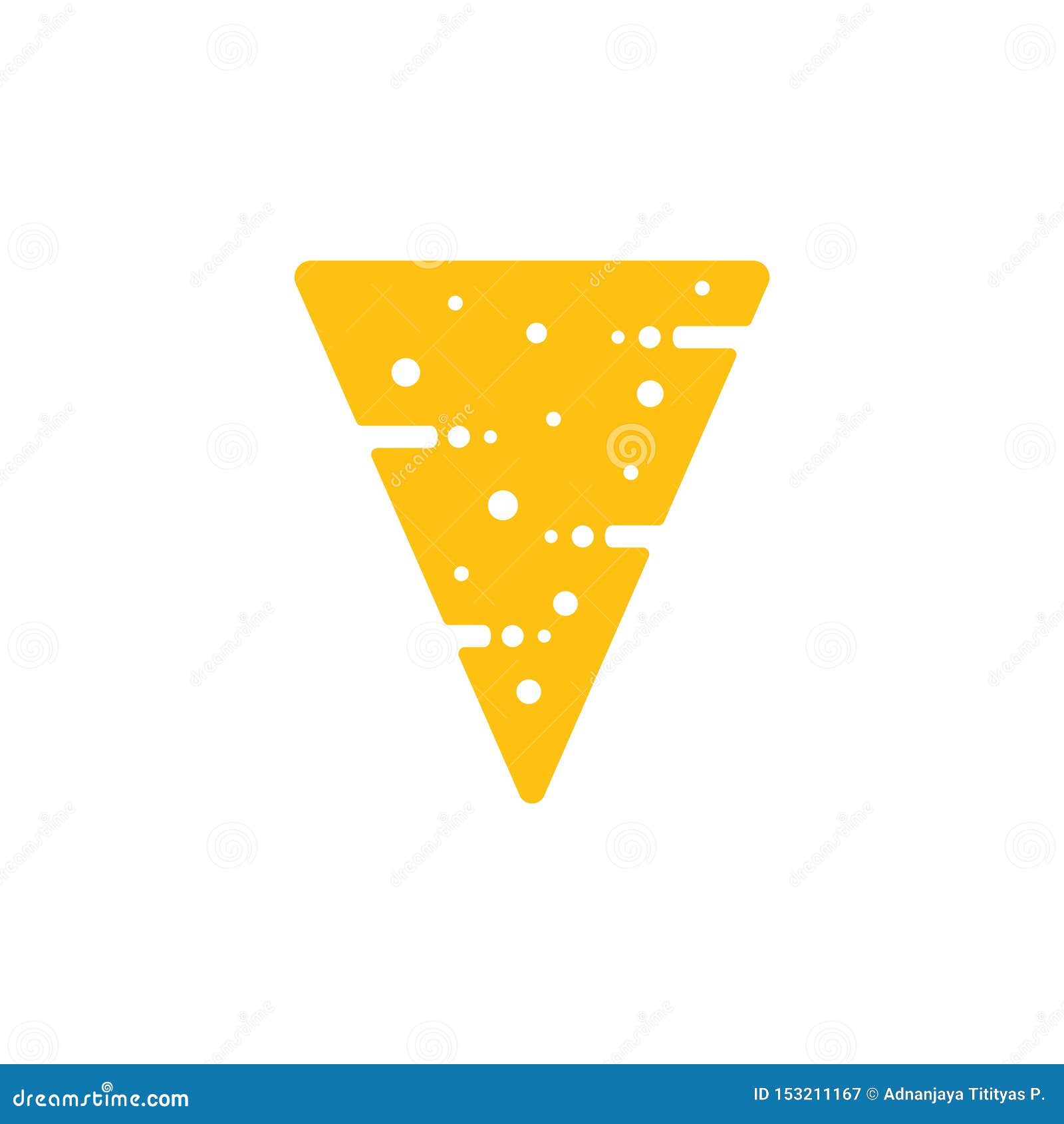 Triangle Pizza Cheese Symbol Logo Vector Stock Vector - Illustration of ...