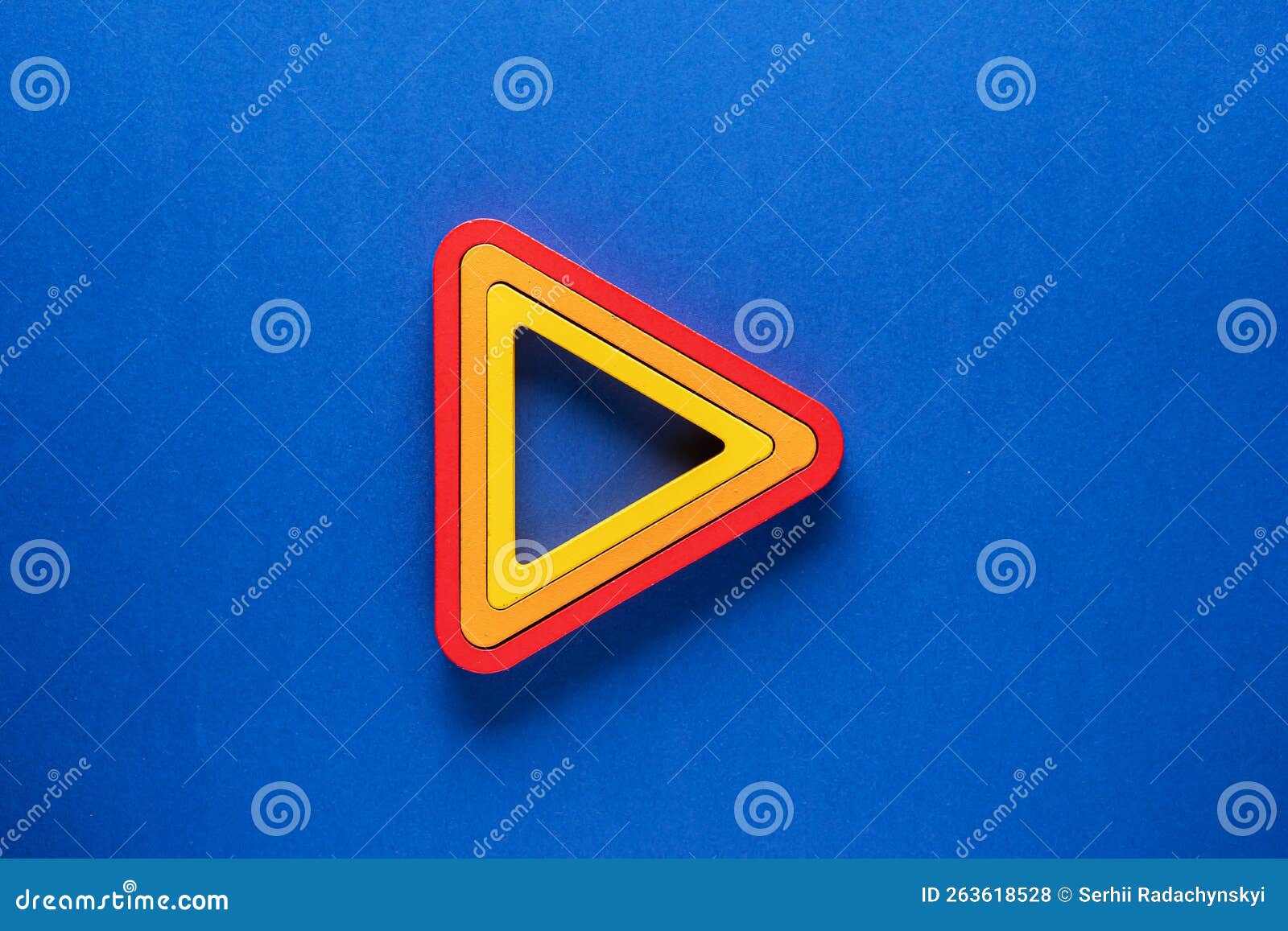 Triangle Play Button Vector Icon. Play And Arrow Sign Logo Elements ...