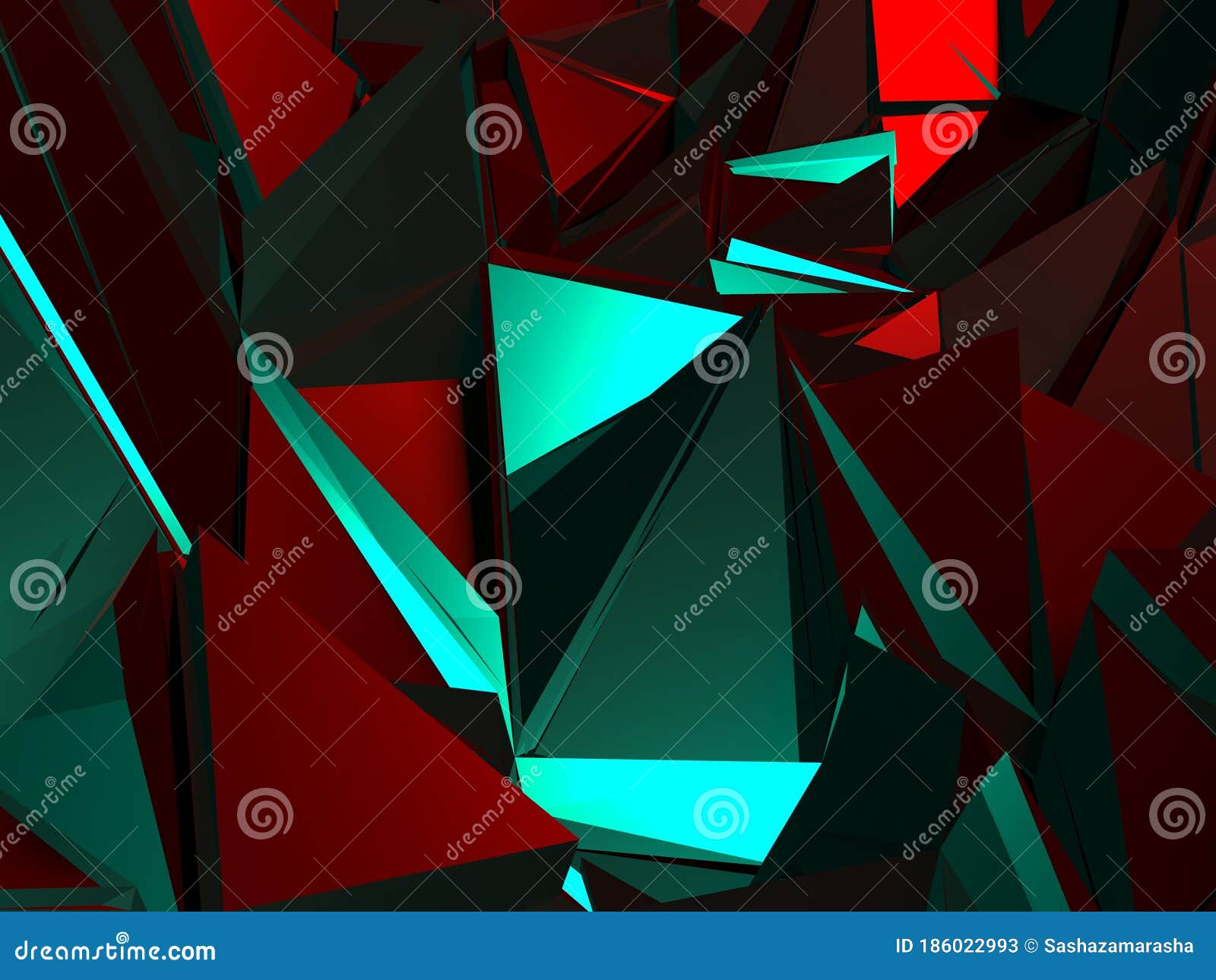 Triangle Poligon Colorful Abstract Futuristic Background Stock ...