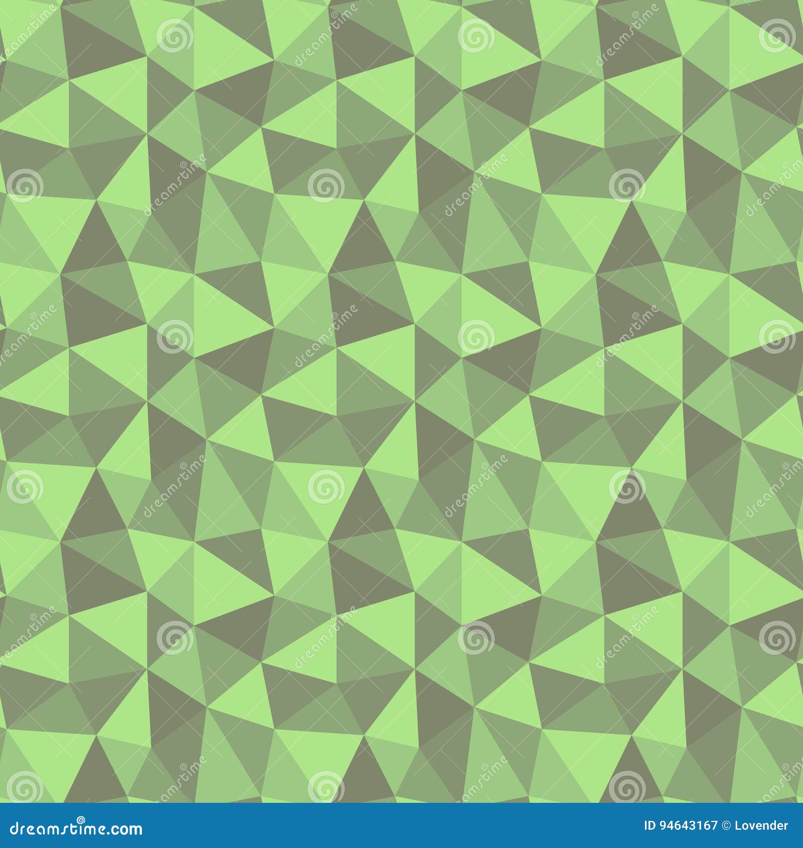 Triangle Polygonal Pattern. Seamless Low Poly Vector Stock Vector - Illustration of poly, green ...