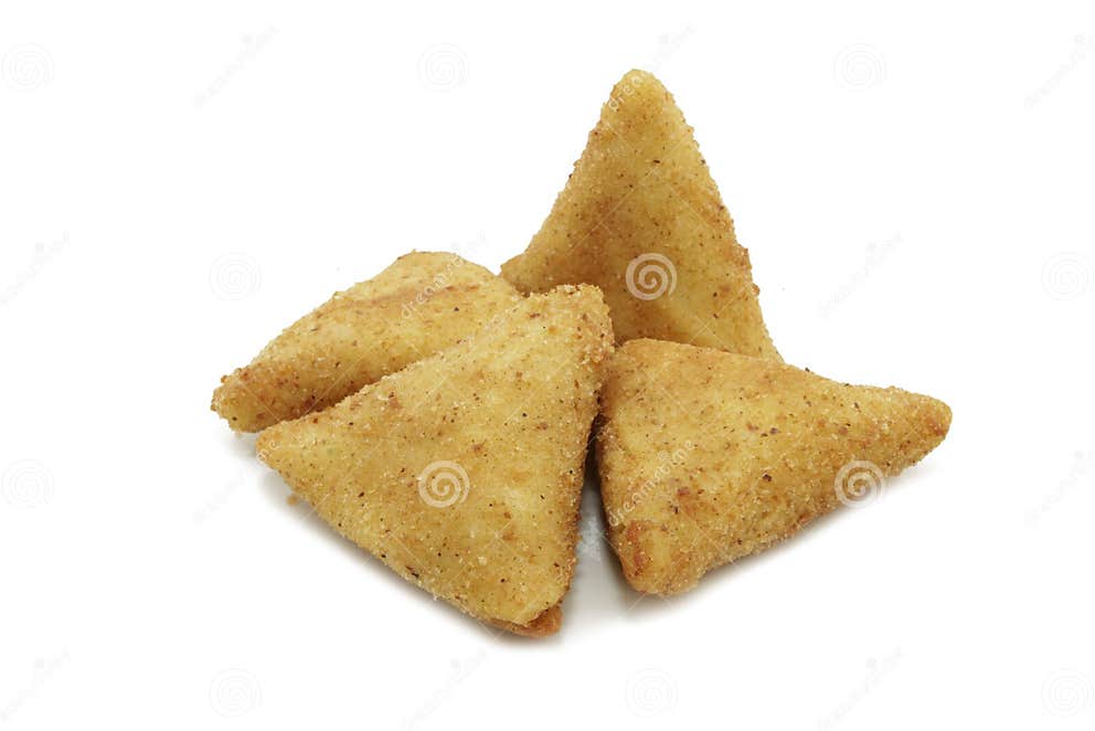 Triangle potato cake stock image. Image of fried, market - 16074287