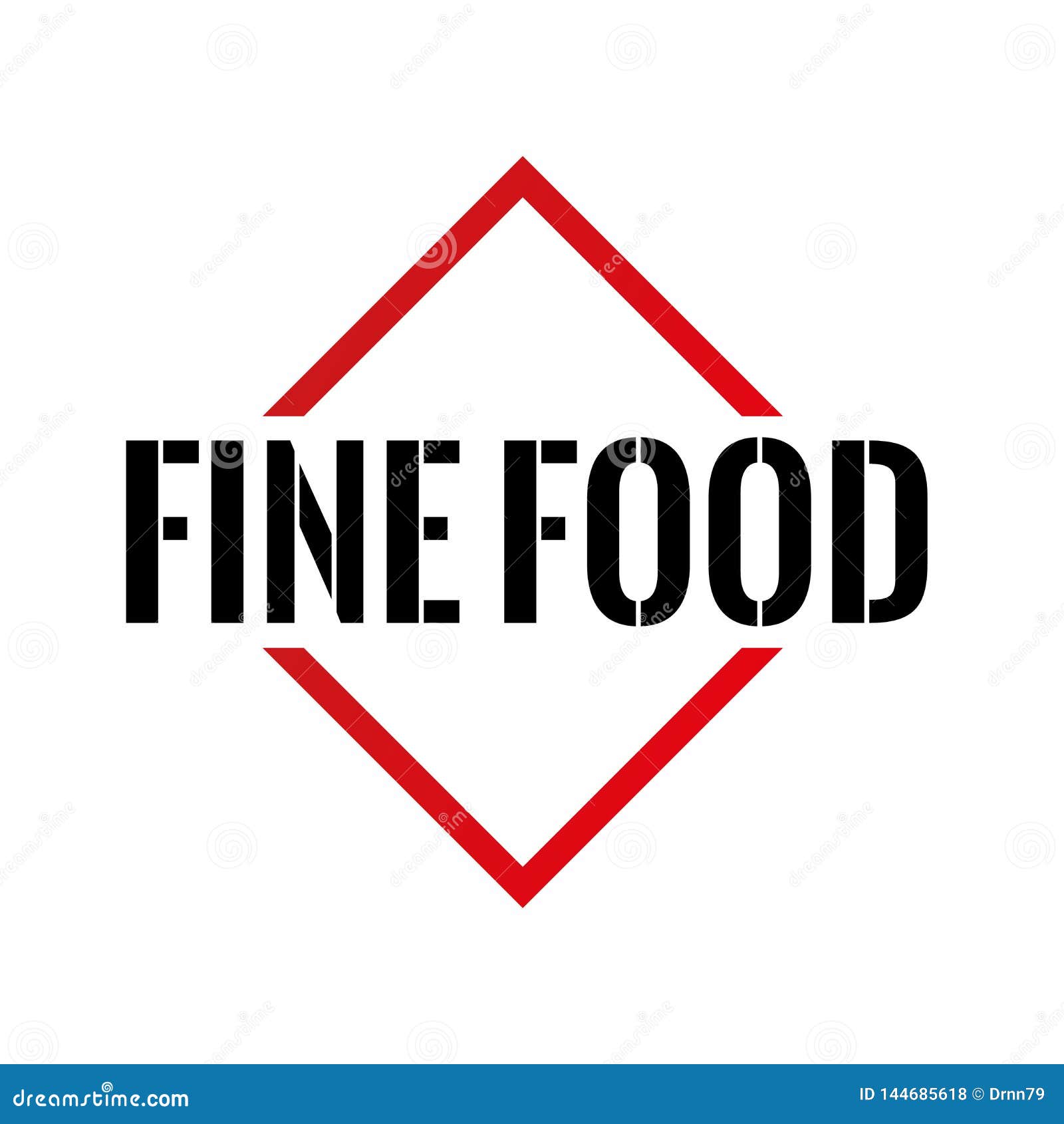 Fine Food Triangle or Pyramid Line Art Vector Icon Stock Vector ...