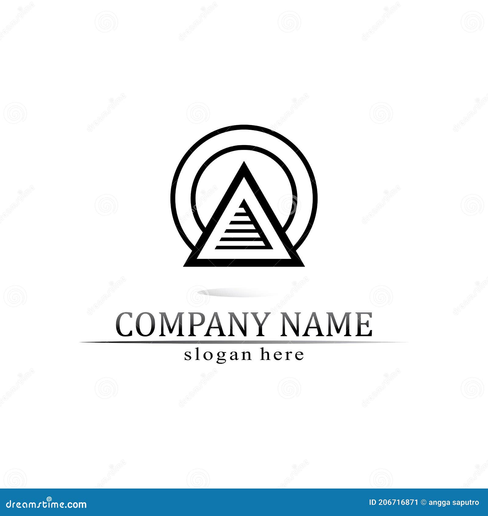 Triangle Pyramid Logo Design and Vector Symbol Egyptian and Logo ...