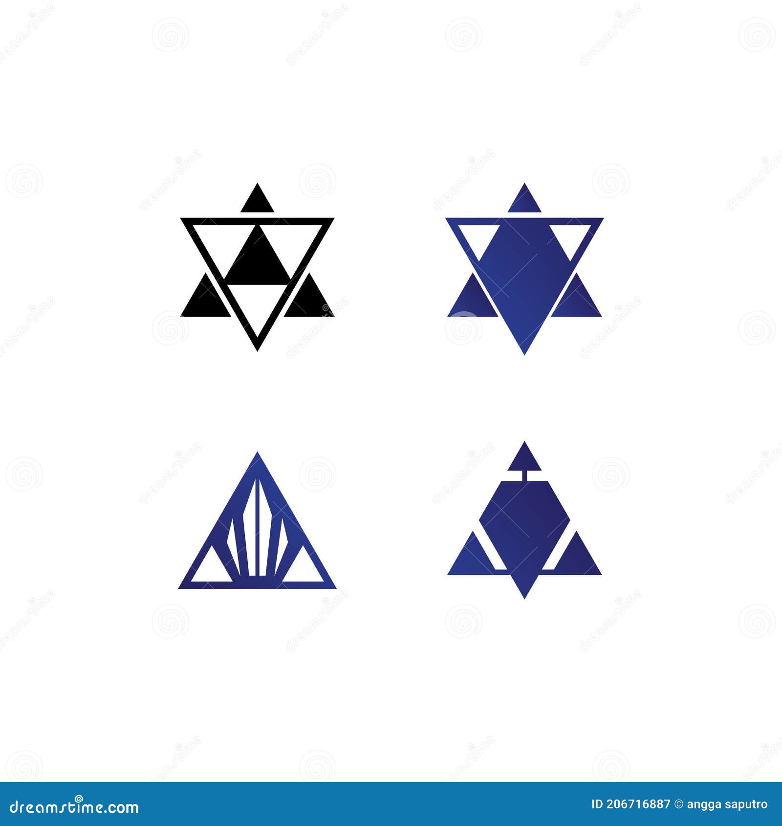 Triangle Pyramid Logo Design and Vector Symbol Egyptian and Logo ...