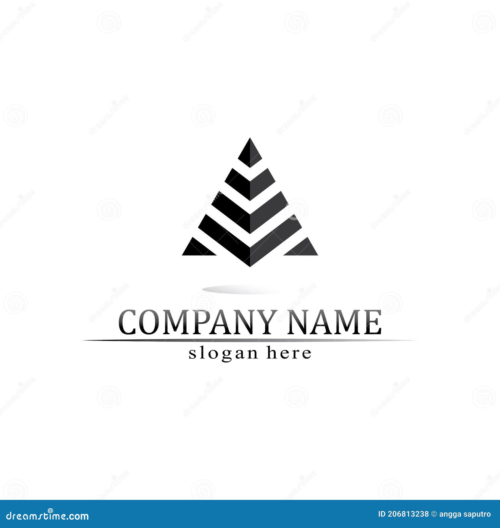 Triangle Pyramid Logo Design and Vector Symbol Egyptian and Logo ...
