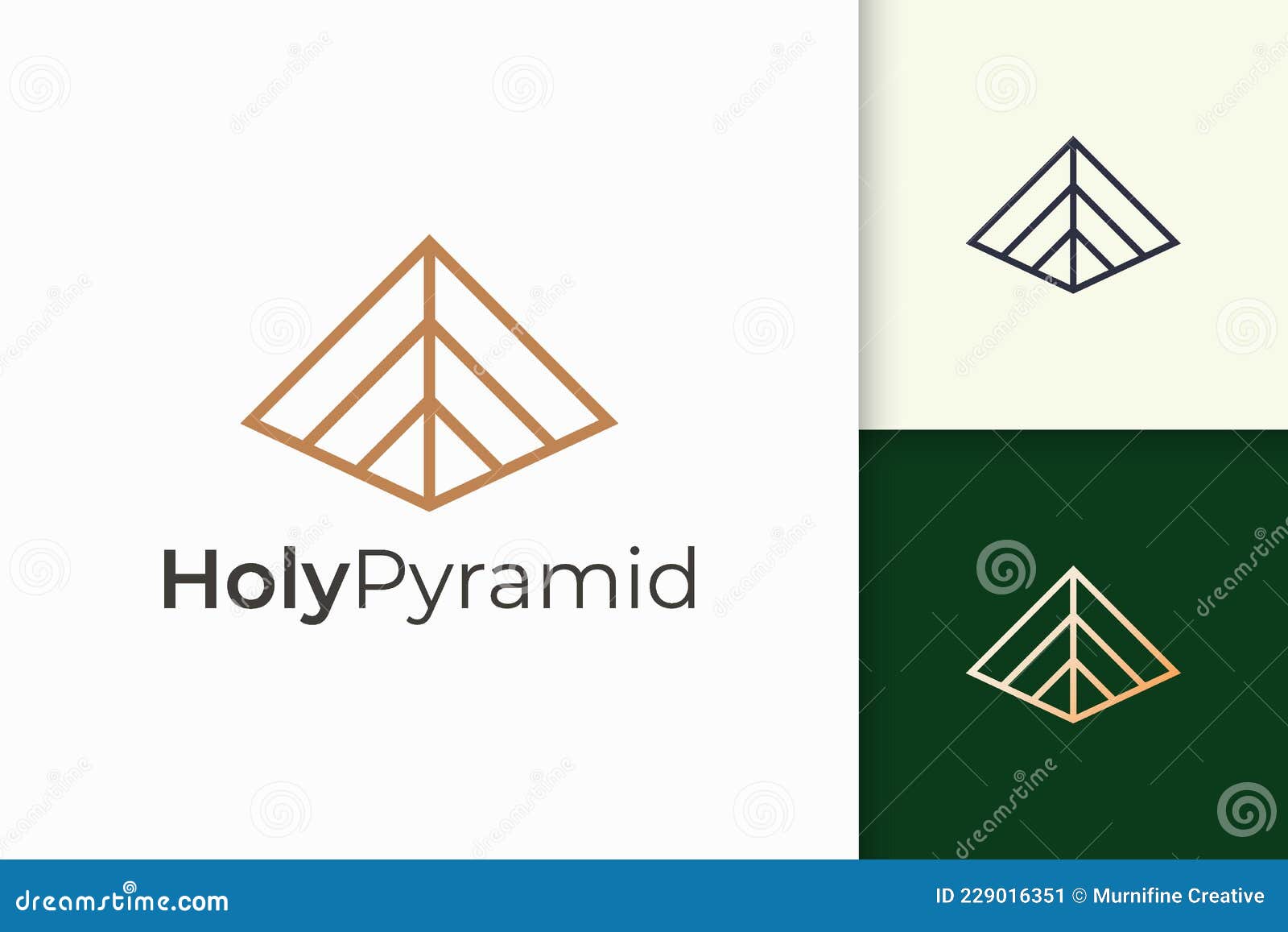 Triangle Pyramid Logo in Simple and Modern Shape Fit for Tech Company ...