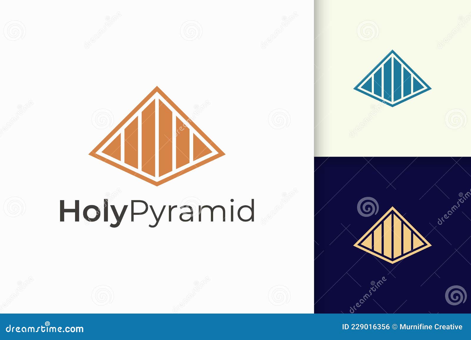 Triangle Pyramid Logo in Simple and Modern Shape Fit for Tech Company ...