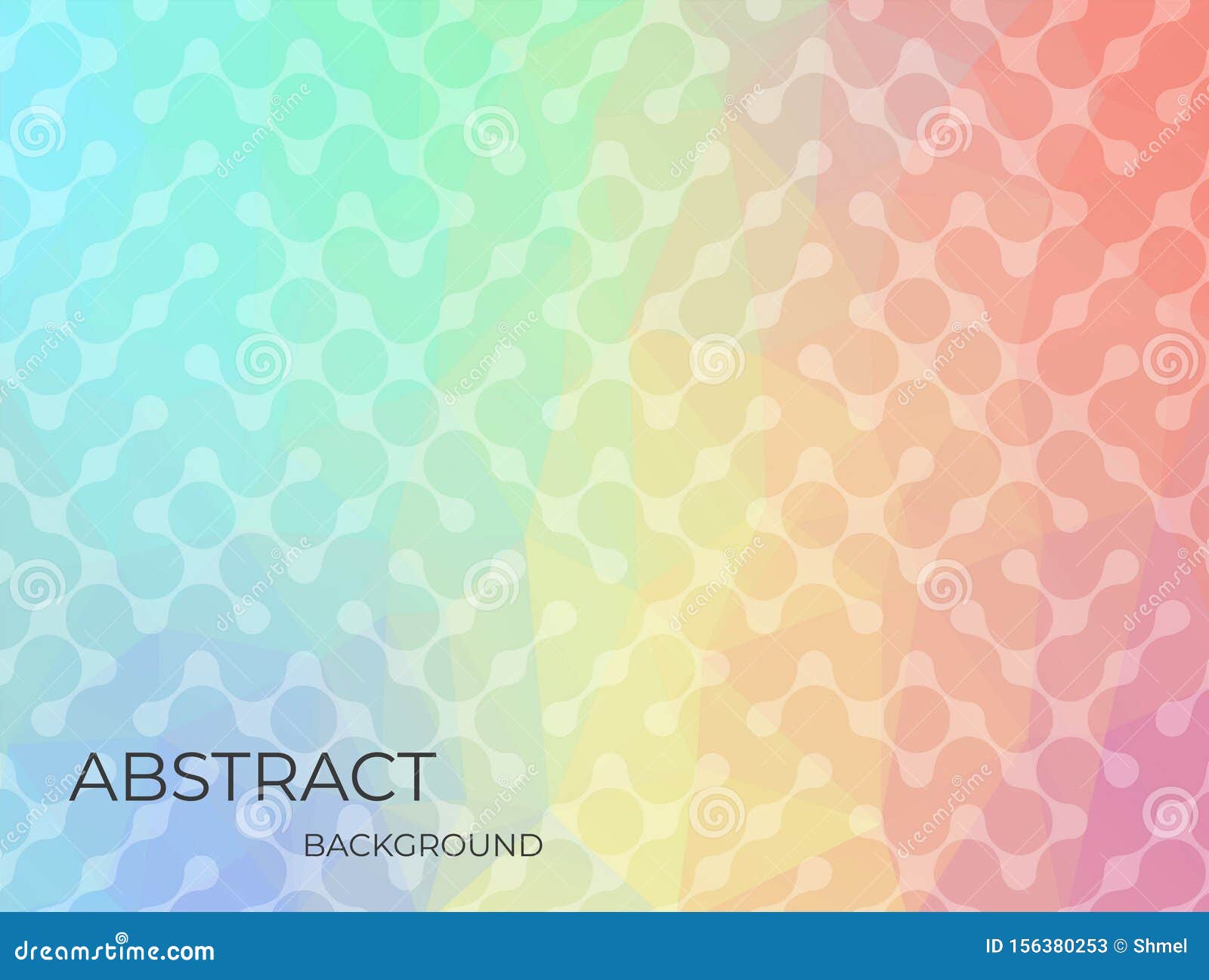 Triangle Rainbow Color Background Design in Flat Style . EPS10 Stock ...