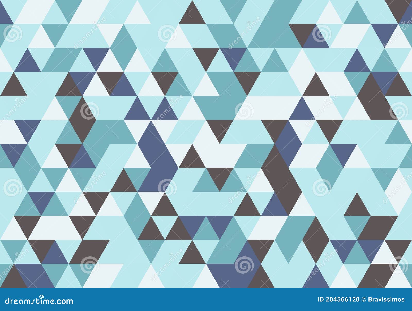 Triangle Repeat Pattern Design Decoration. Vector Stock Illustration ...