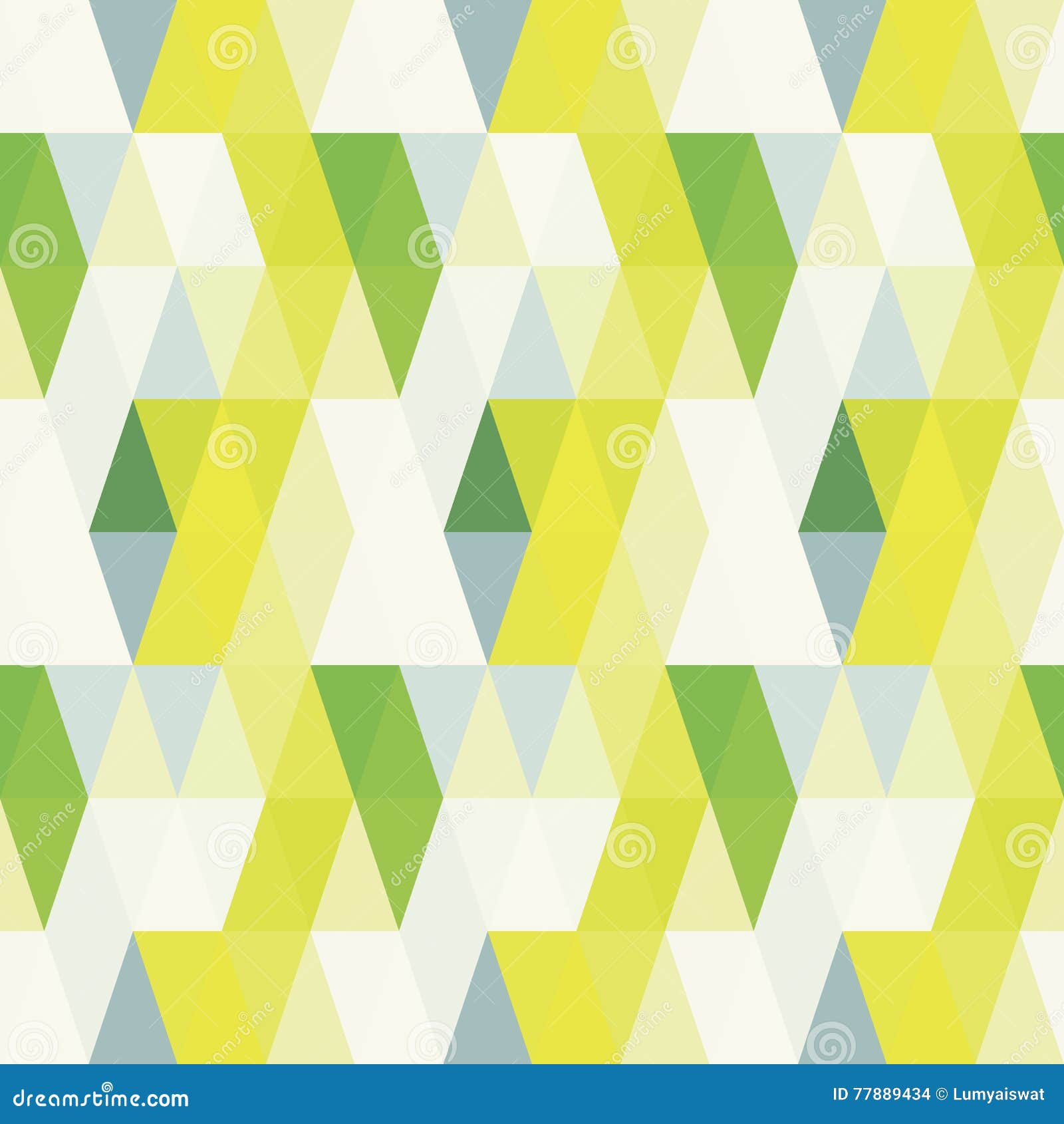 Triangle Retro Pattern Seamless Background Stock Vector - Illustration ...