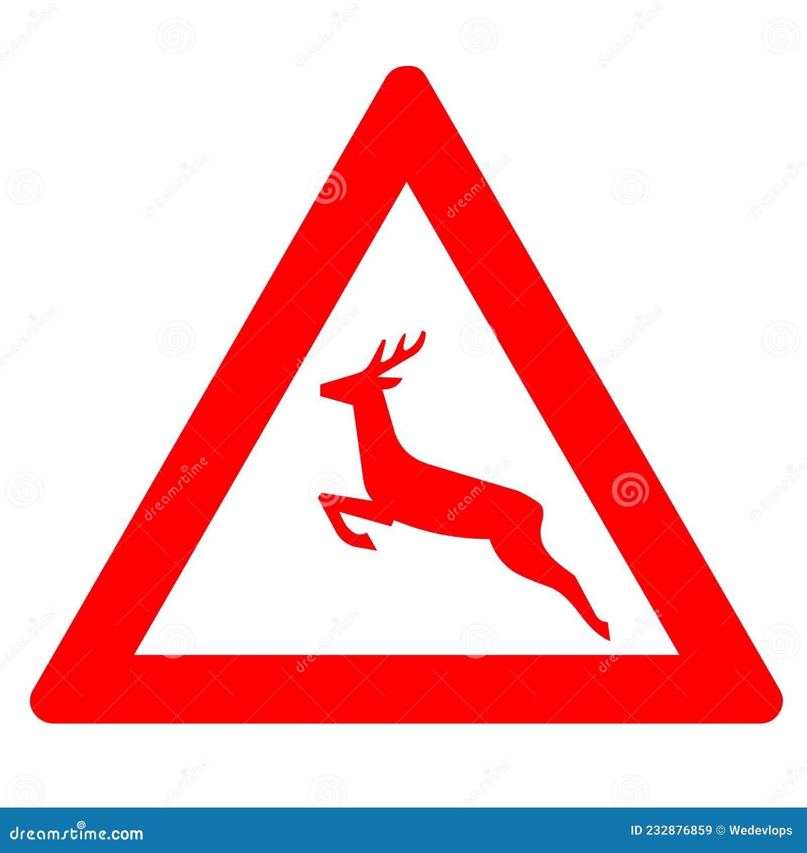 Triangle Road Safety Signs Awareness Transportation Stock Image ...