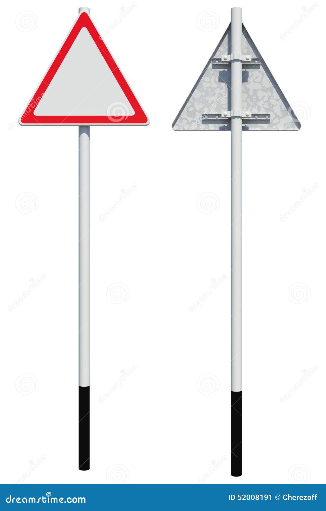 Triangle Street Sign