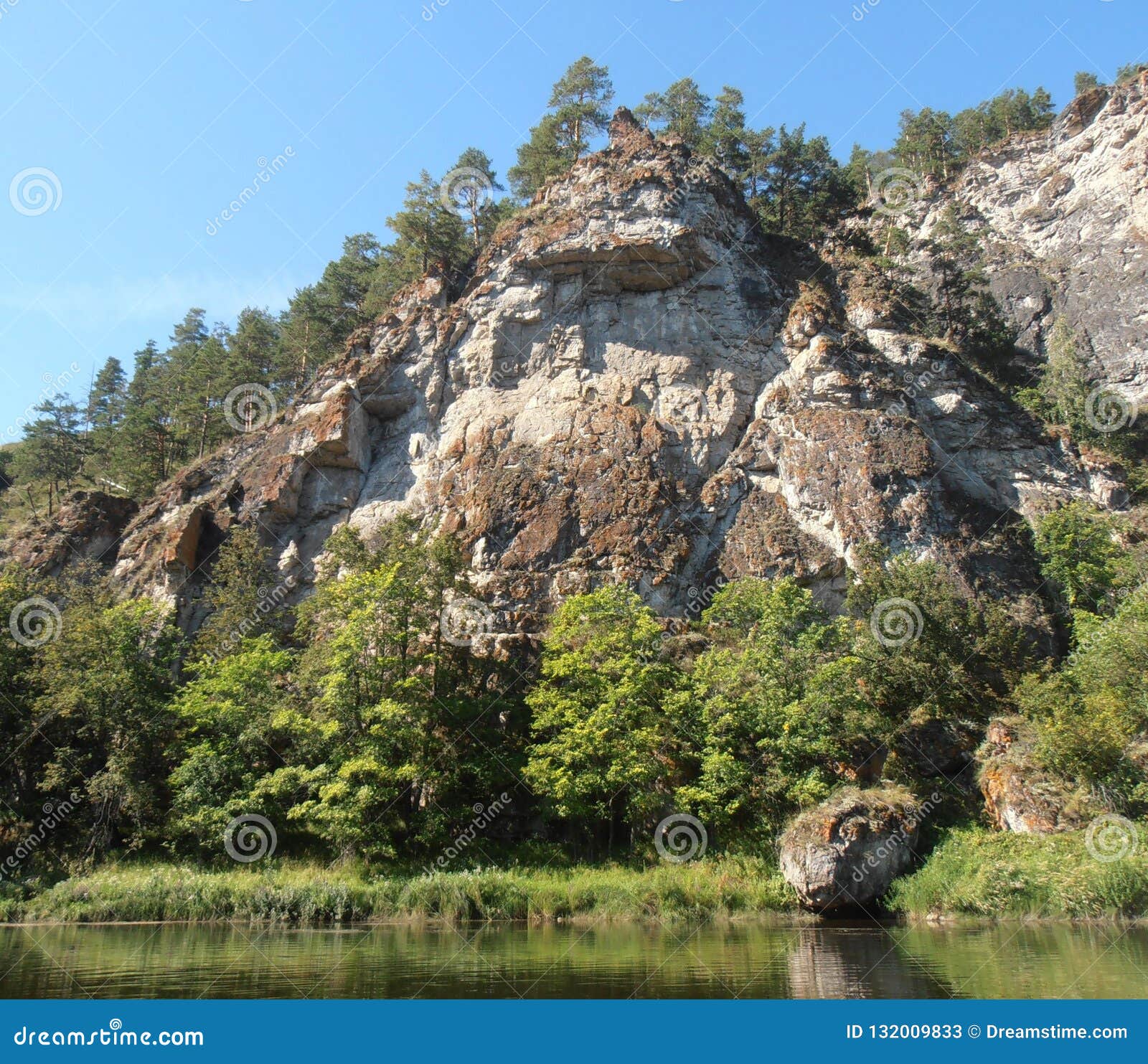 The triangle rock stock image. Image of nature, tree - 132009833