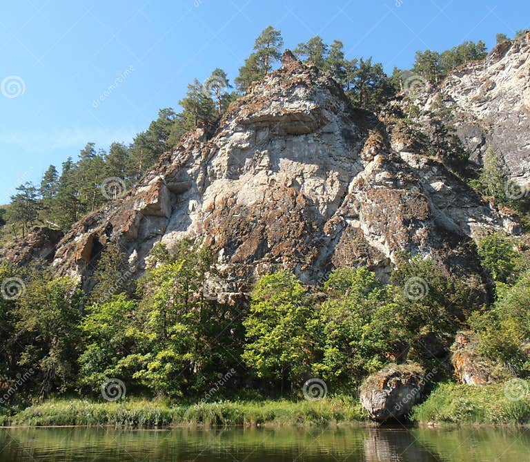 The triangle rock stock image. Image of nature, tree - 132009833