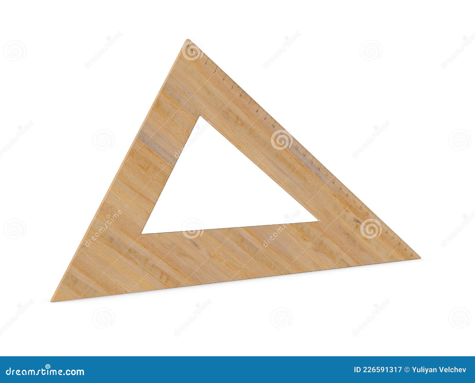 Triangle Ruler Square Set. Plastic School Drafting Drawing Right Angle ...