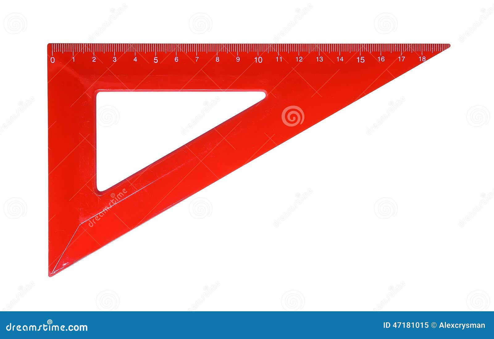 TRIANGLE RULLER for MATHEMATICS and GEOMETRY in SCHOOL Stock Image ...