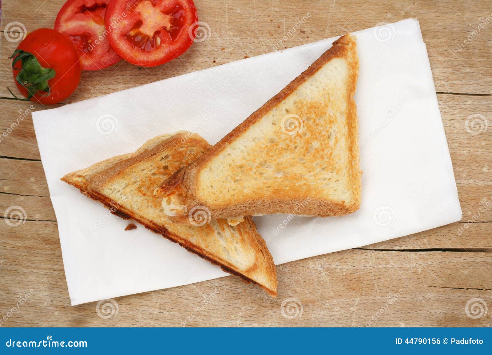 Triangle sandwich toast stock photo. Image of cheddar - 44790156