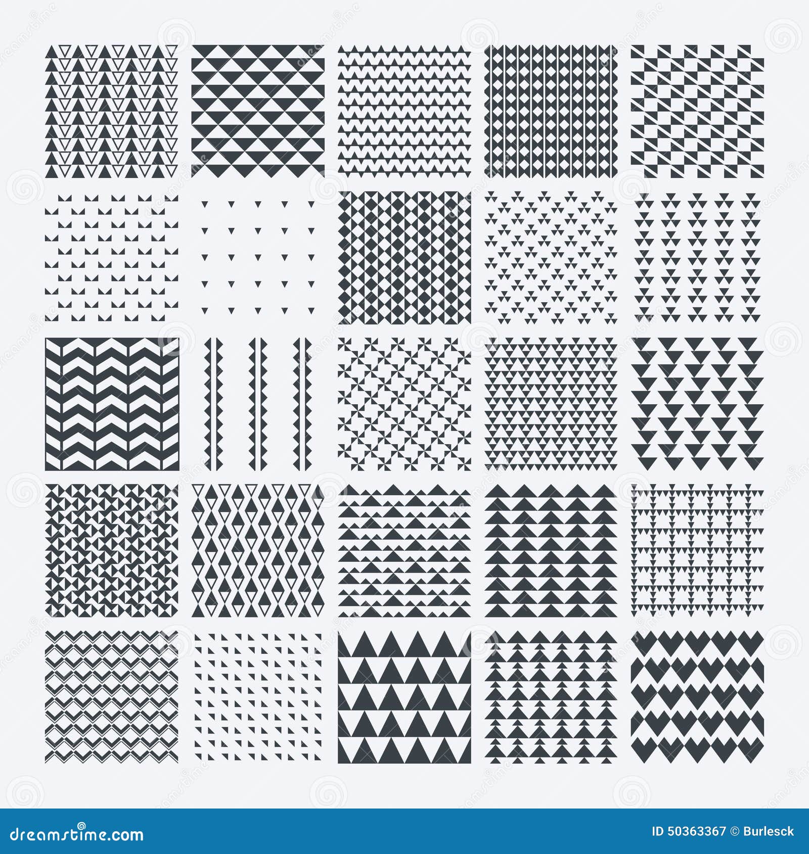 Triangle Seamless Pattern Backgrounds Stock Vector - Illustration of ...